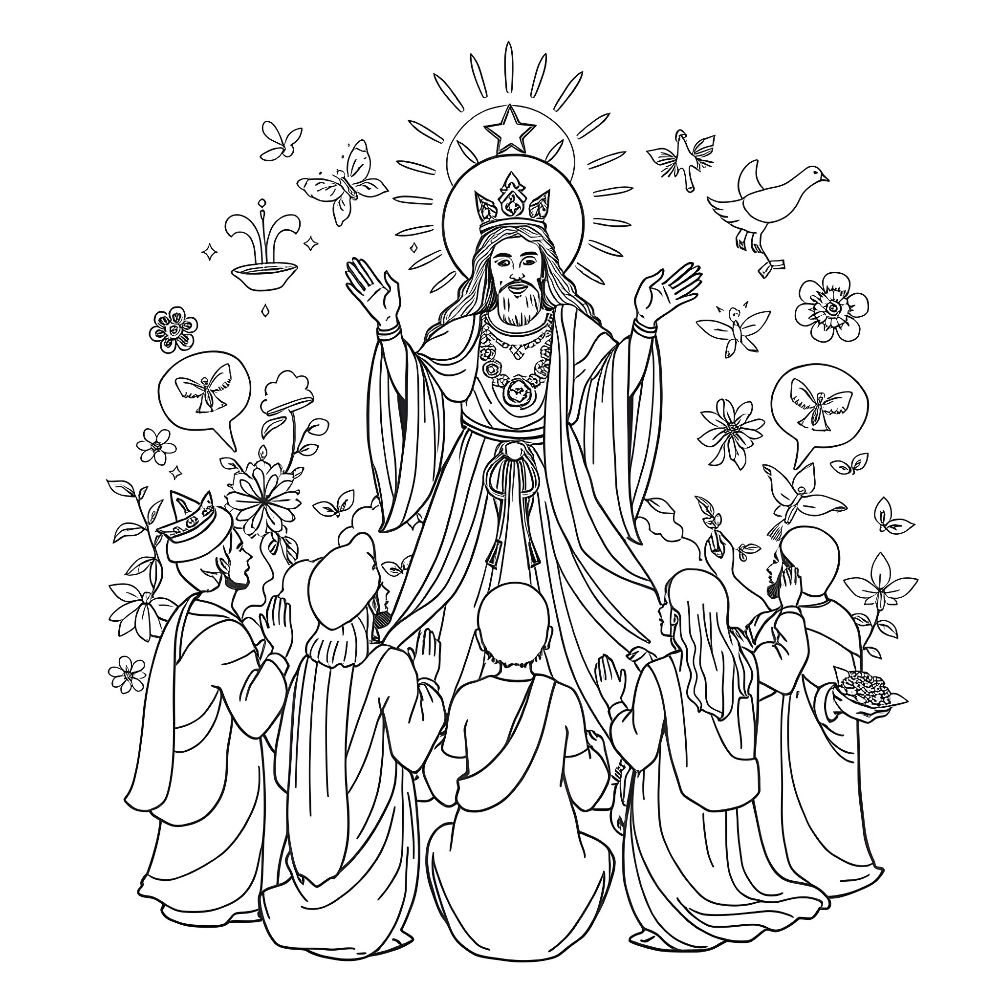 Best God Coloring Pages (Free Printable PDF)