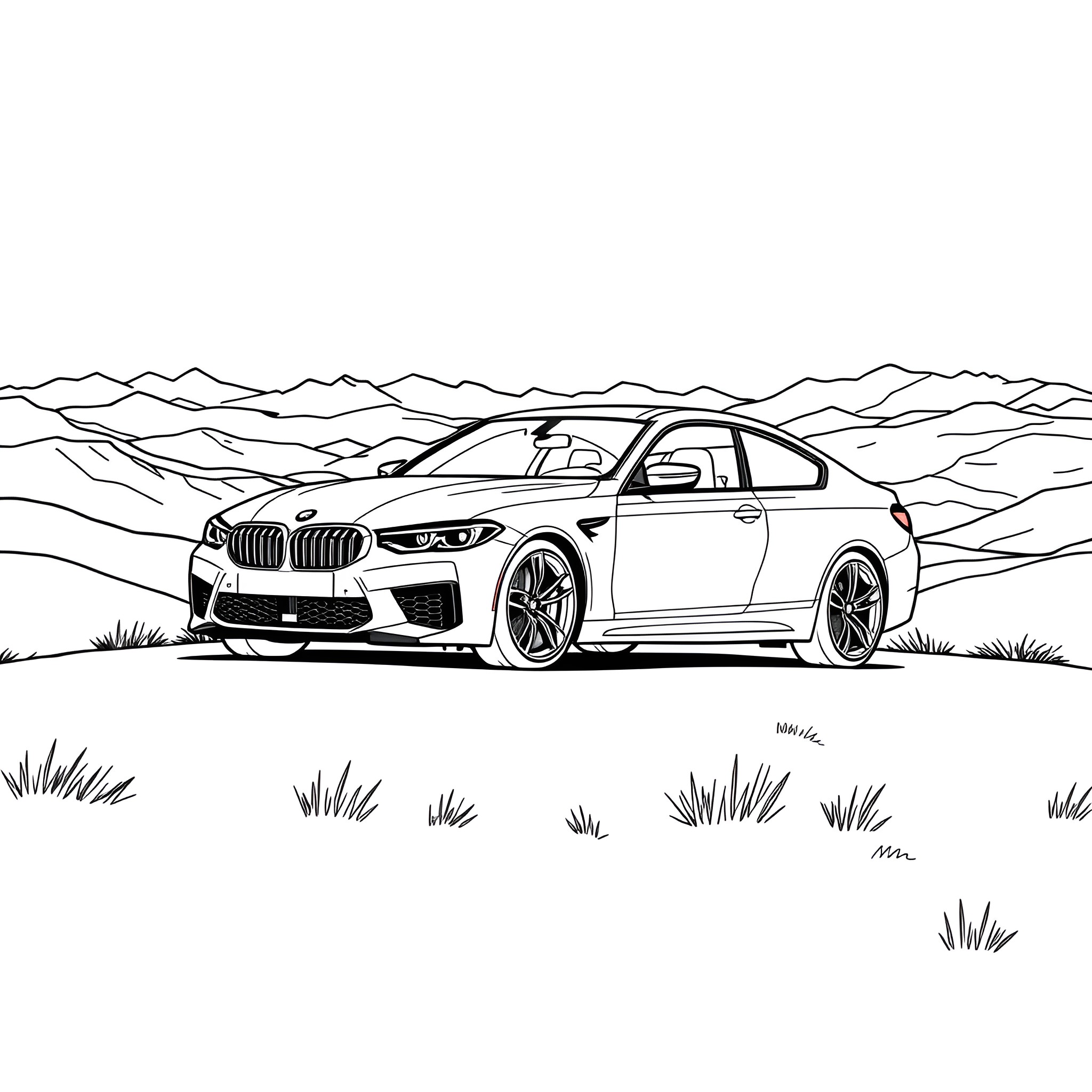 Best BMW M3 Coloring Pages (Free Printable PDF)