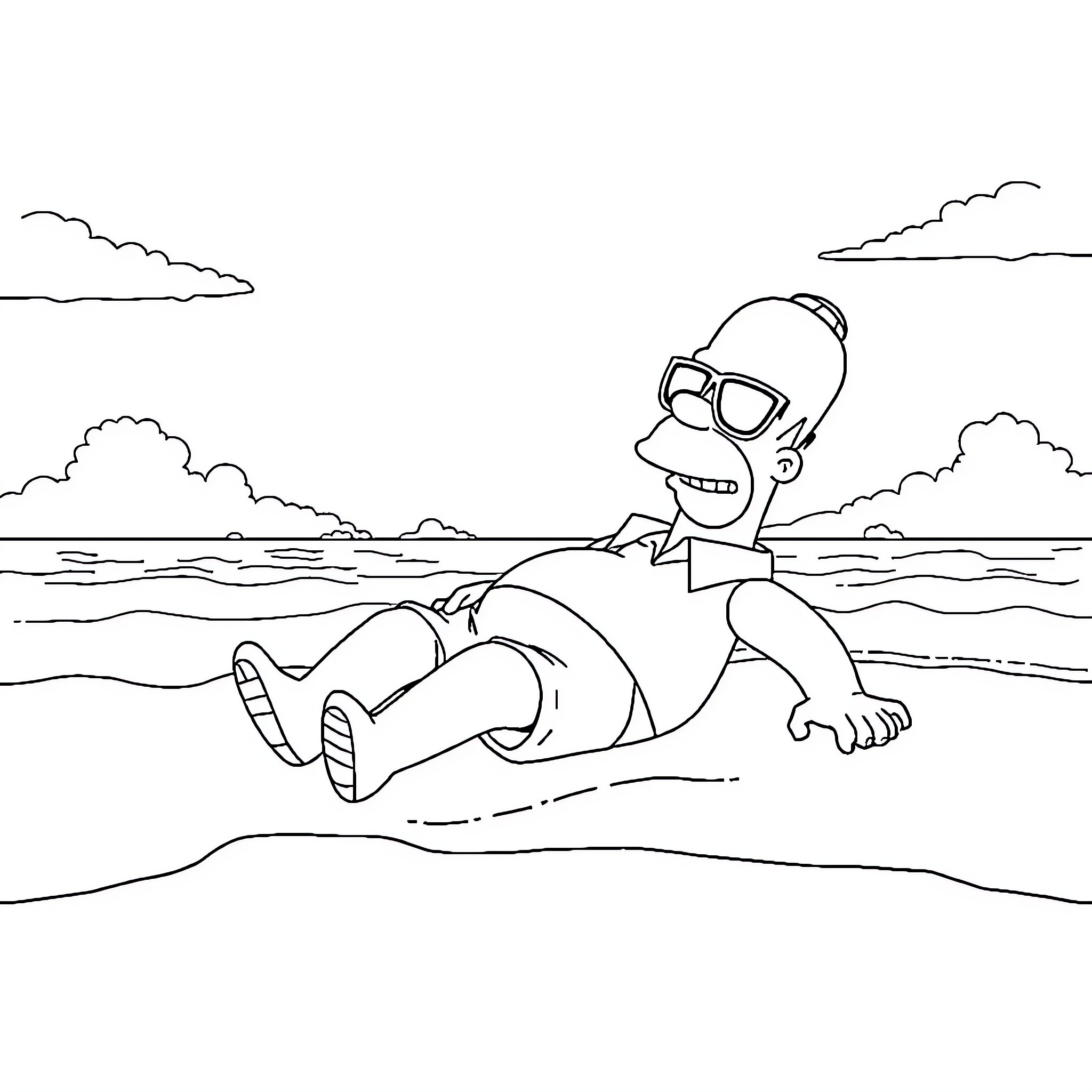 112 Best Homer Simpson Coloring Pages (Free Printable PDFs)