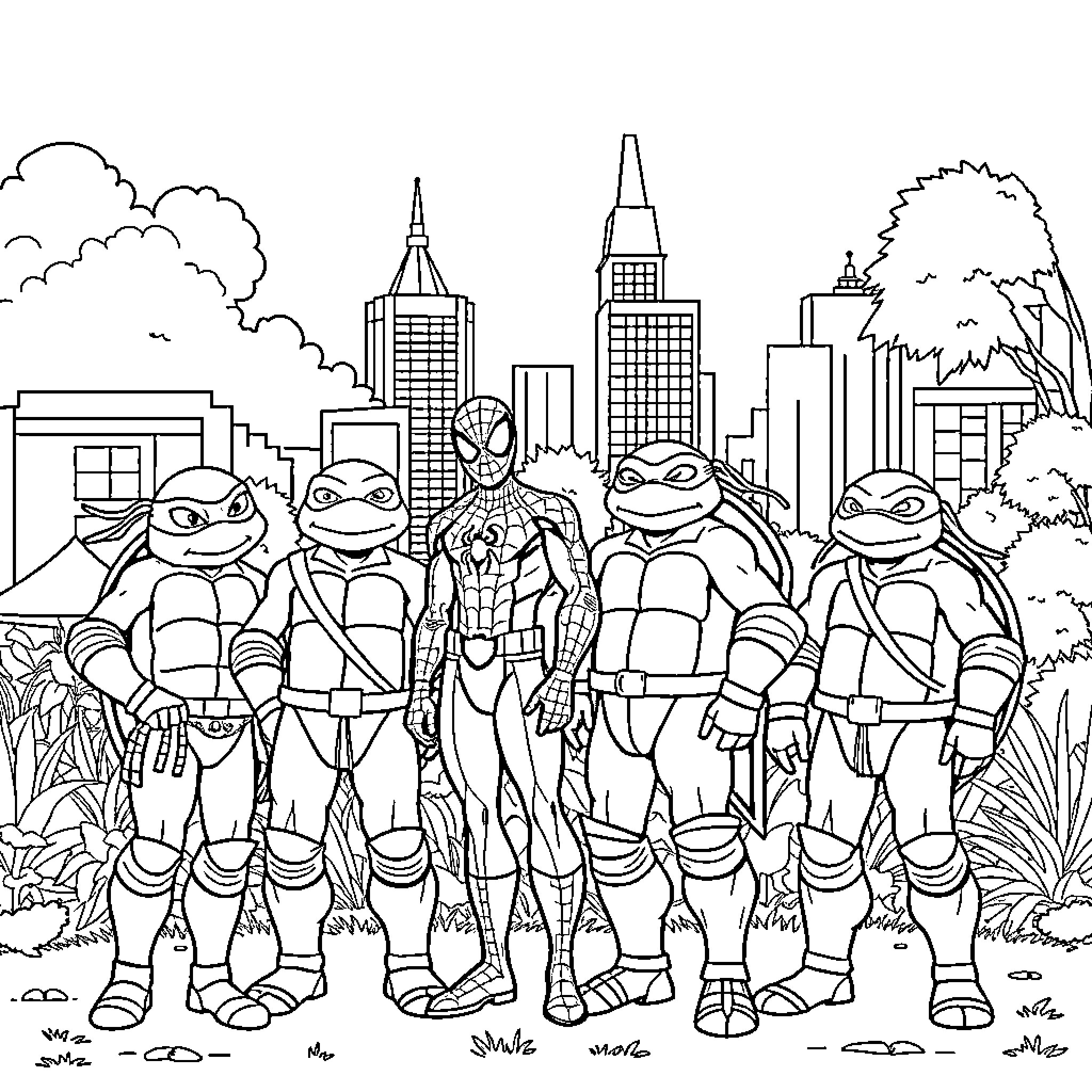 Best Teenage Mutant Ninja Turtles Coloring Pages (Free Printable PDF)