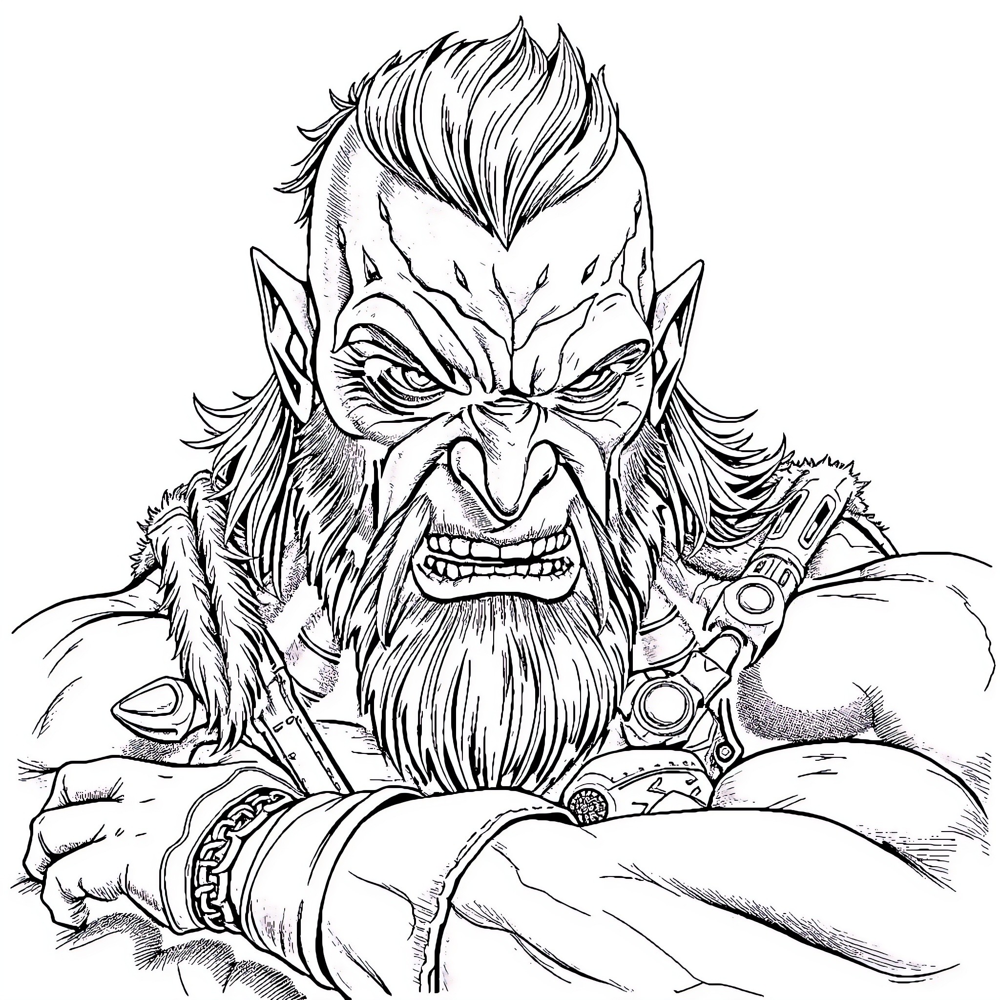 Best Orc Coloring Pages (Free Printable PDF)