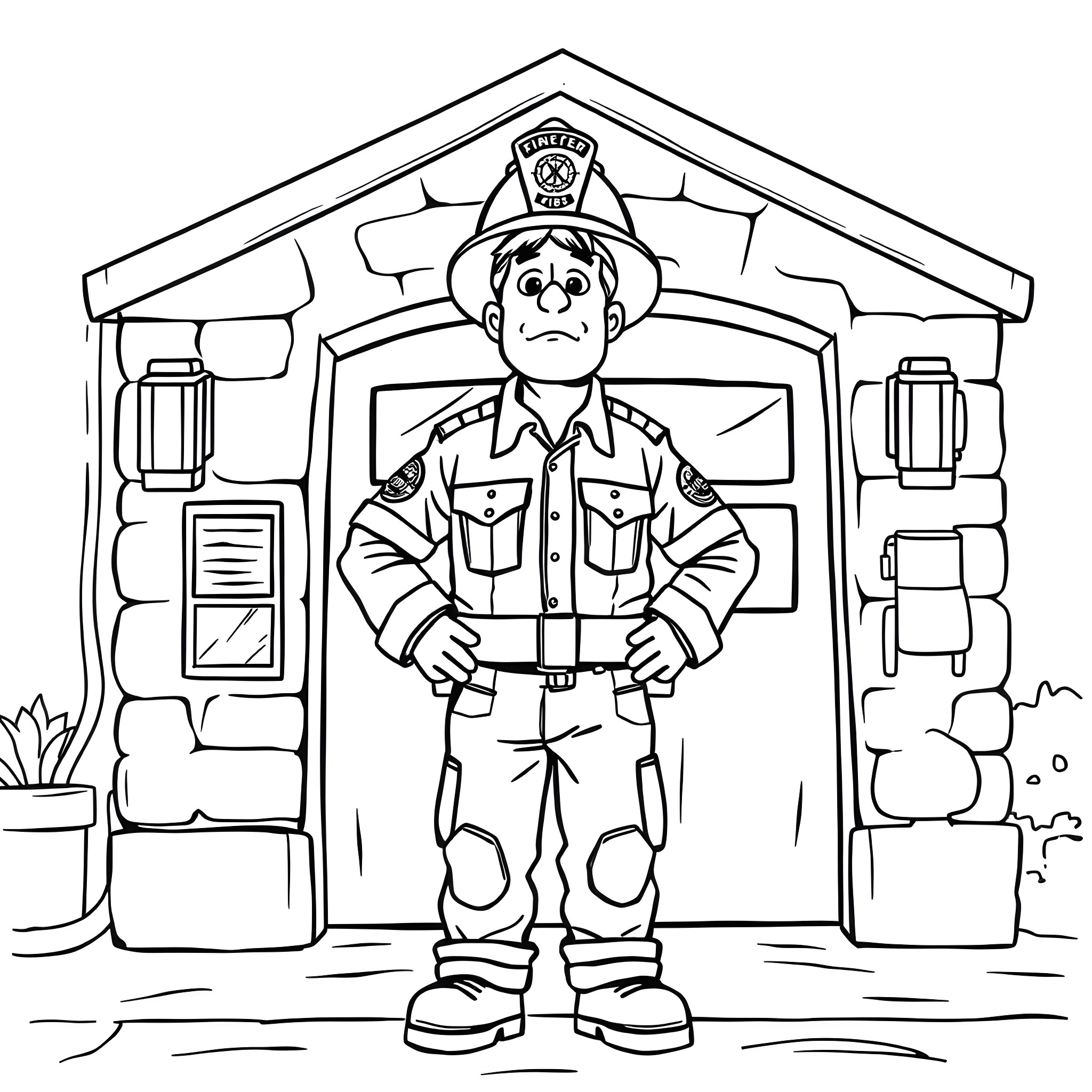 1 Best Fire Chief Coloring Pages (Free Printable PDFs)