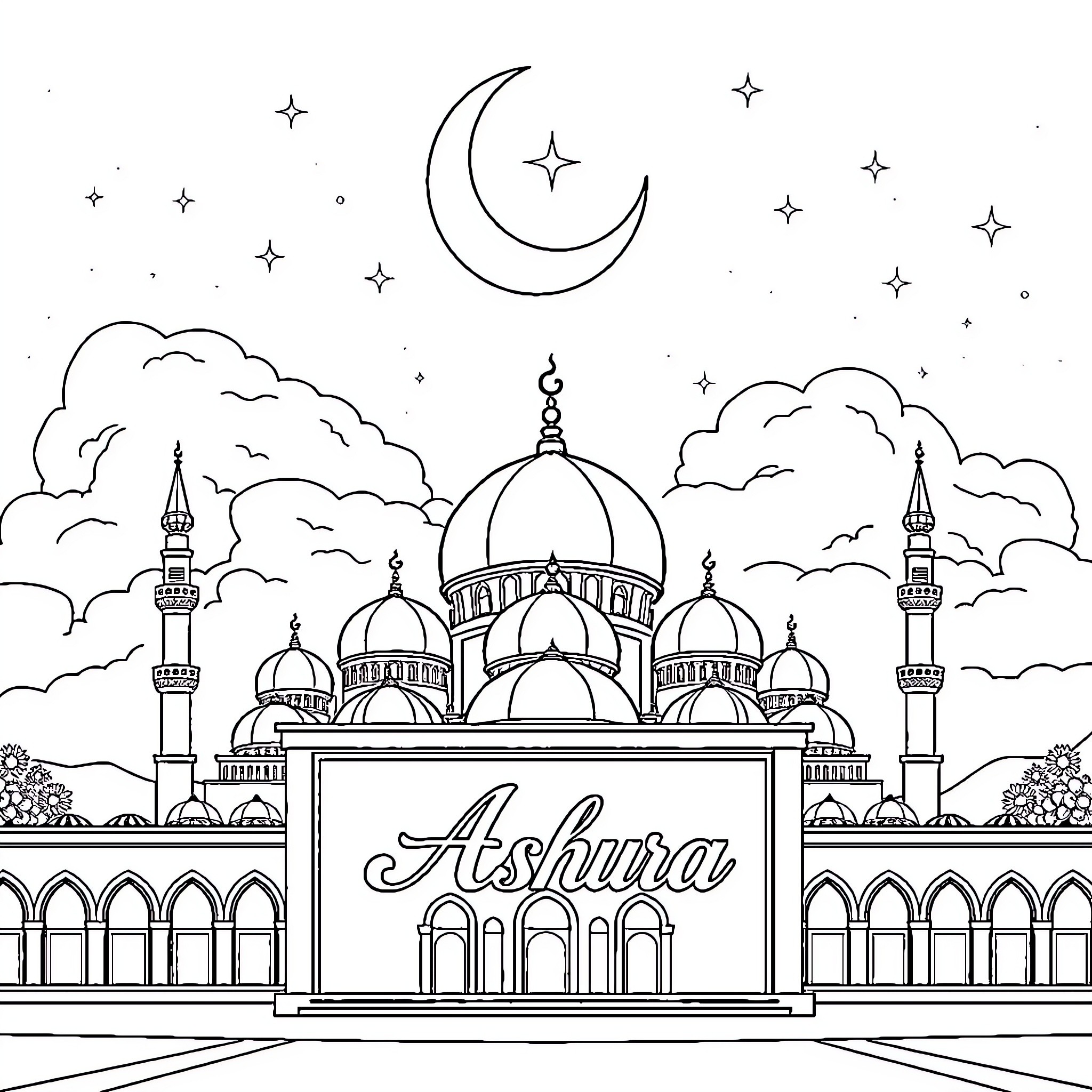 Best Mosque Coloring Pages (Free Printable PDF)