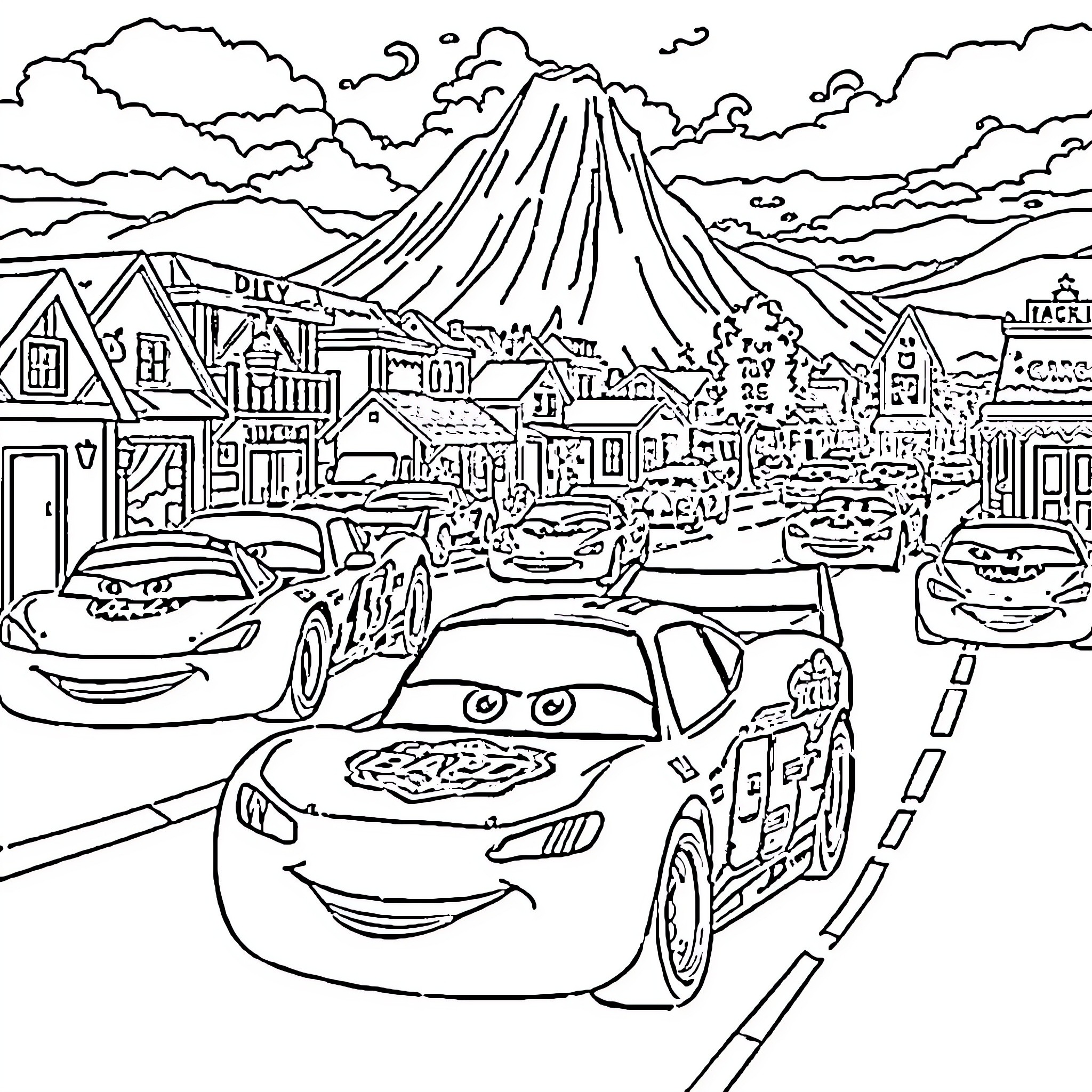 Best Car Coloring Pages (Free Printable PDF)