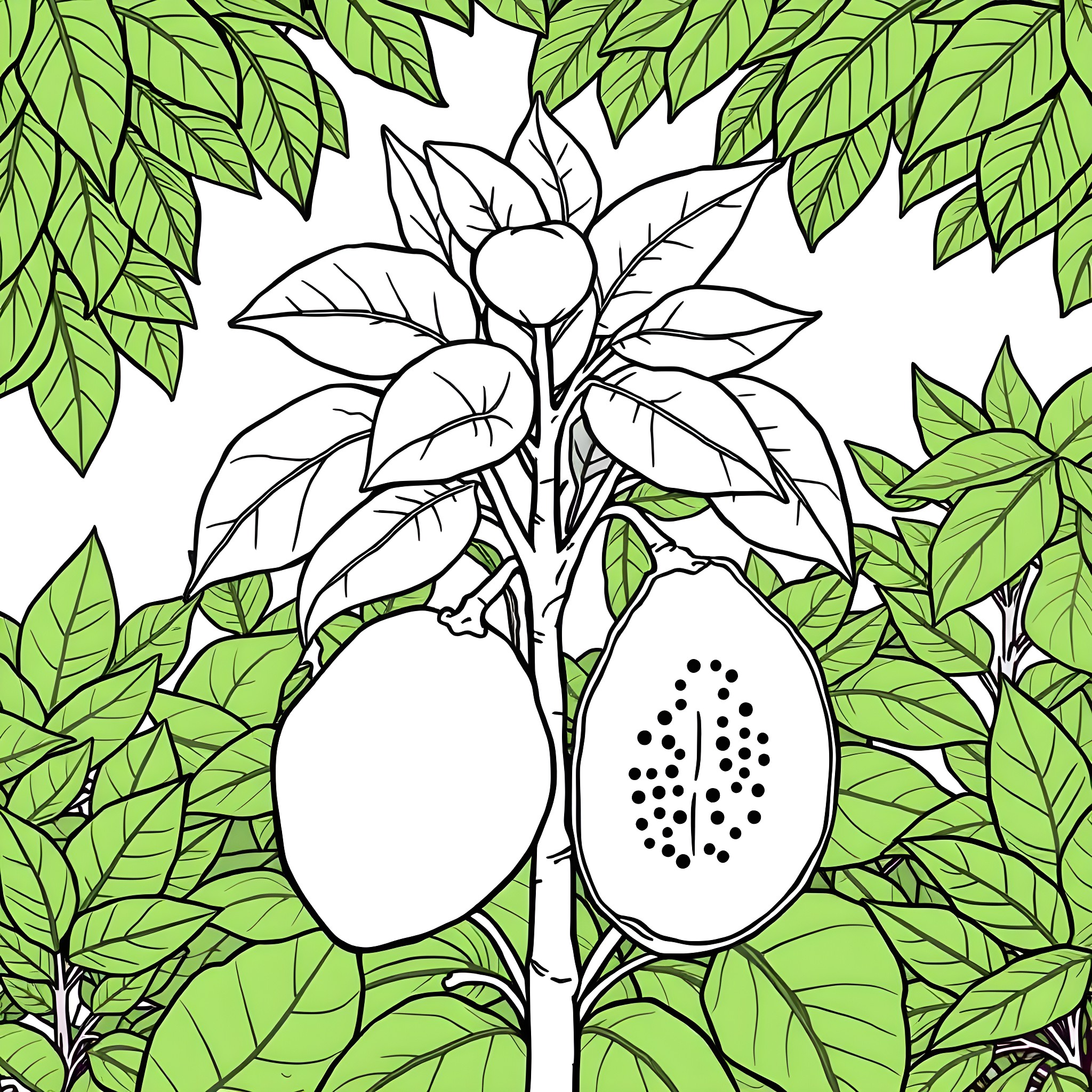 Best Cherimoya Coloring Pages (Free Printable PDF)