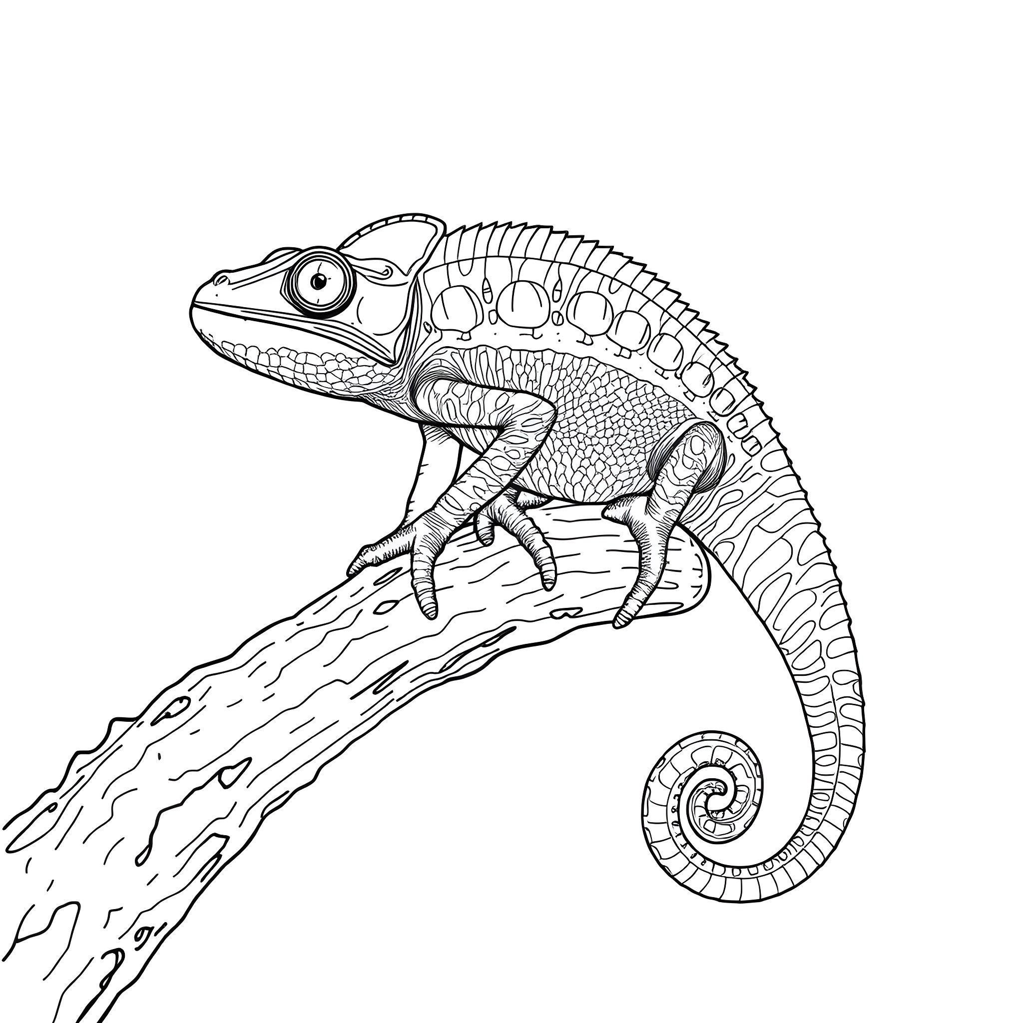 Best Chameleon Coloring Pages (Free Printable PDF)