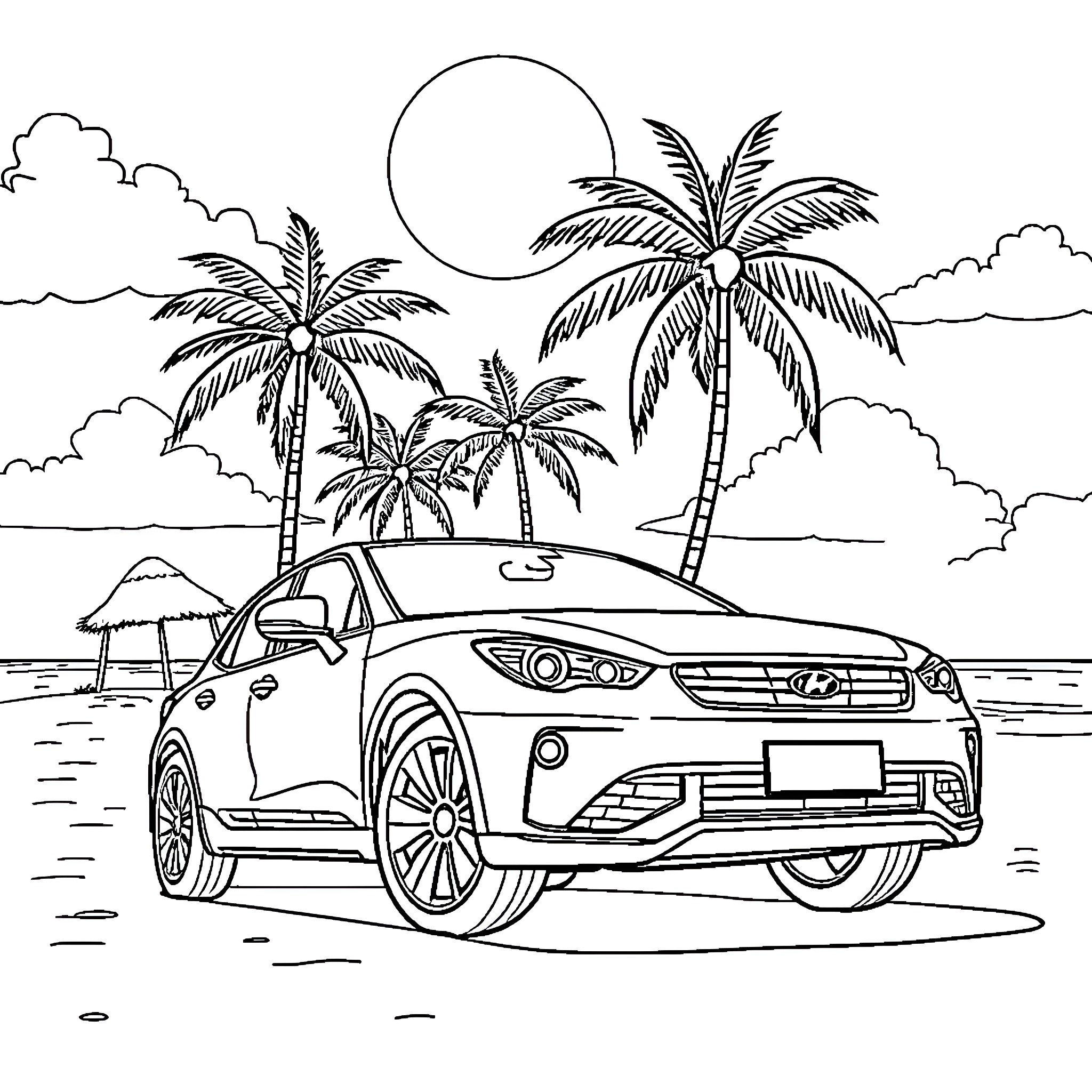 Best Car Coloring Pages (Free Printable PDF)