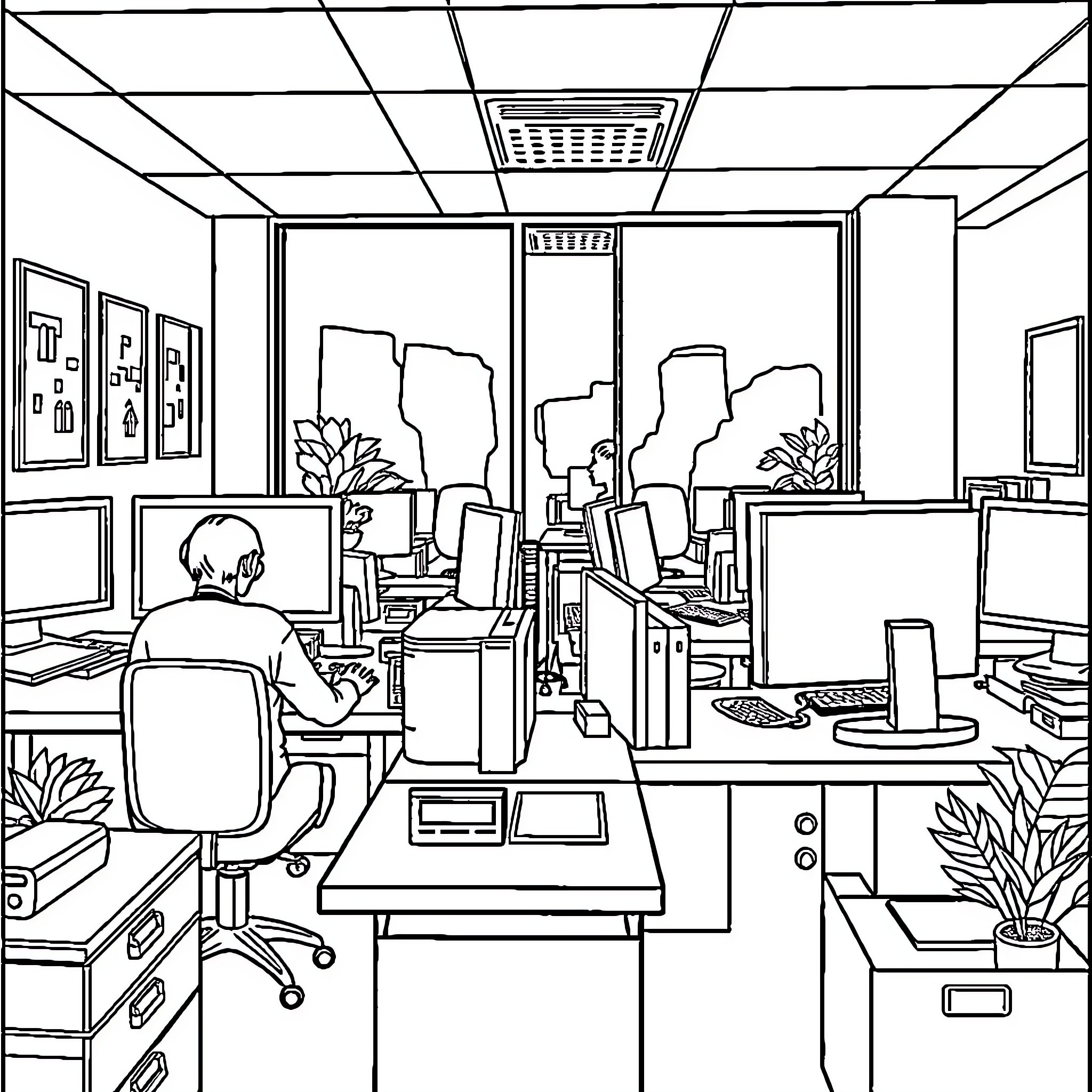 Best Office Coloring Pages (Free Printable PDF)