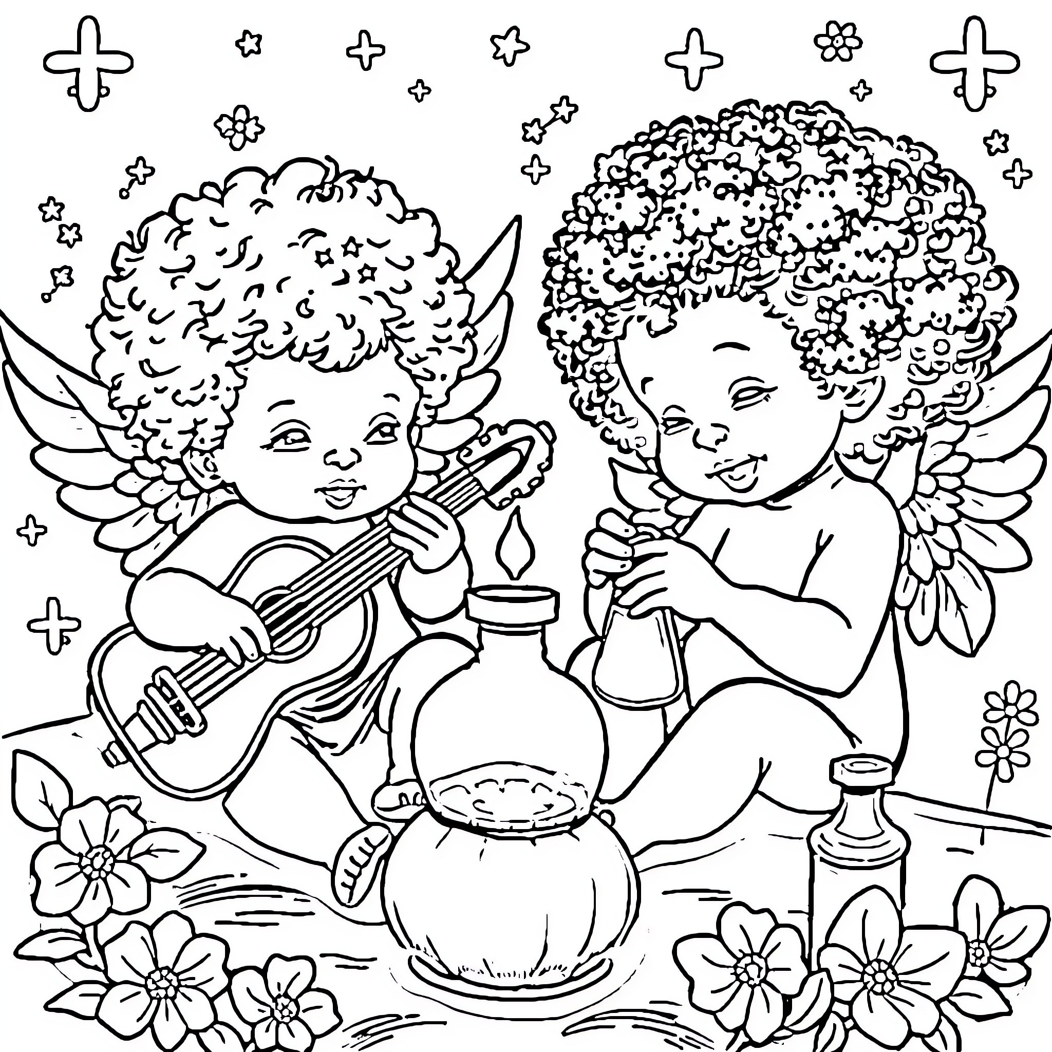 Best Cherub Coloring Pages (Free Printable PDF)