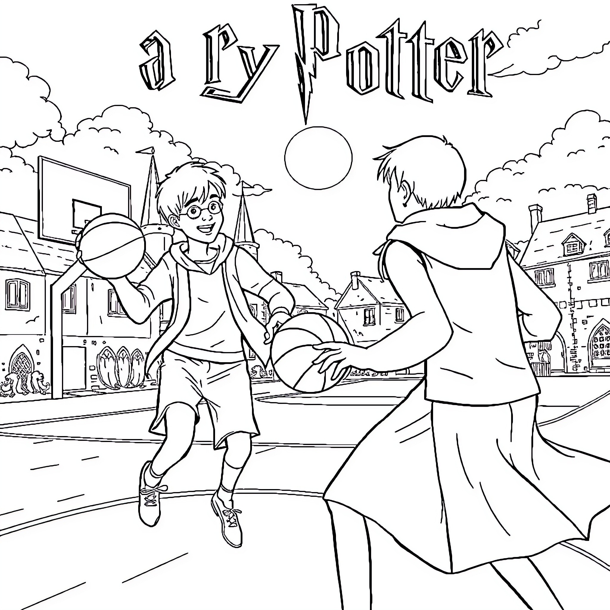 Best Harry Potter Coloring Pages (Free Printable PDF)
