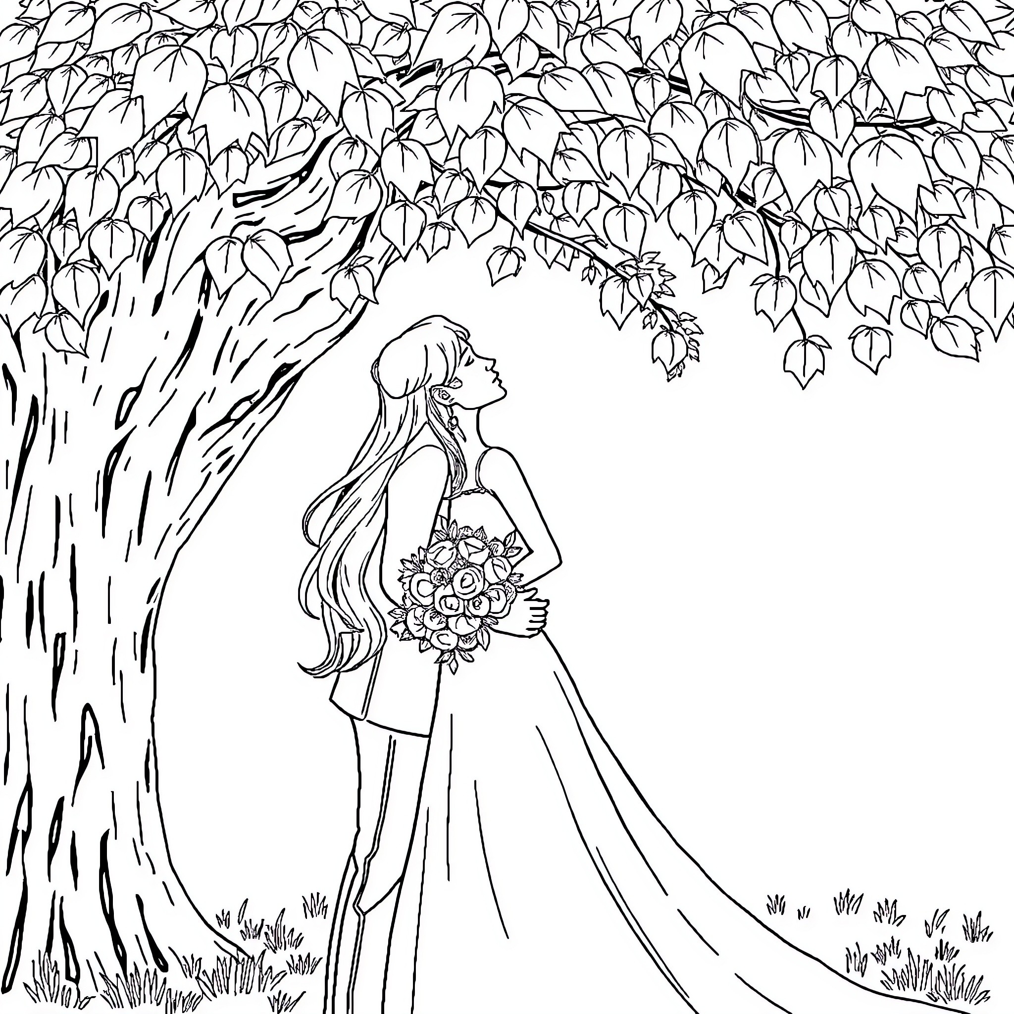 Best Bride Coloring Pages (Free Printable PDF)