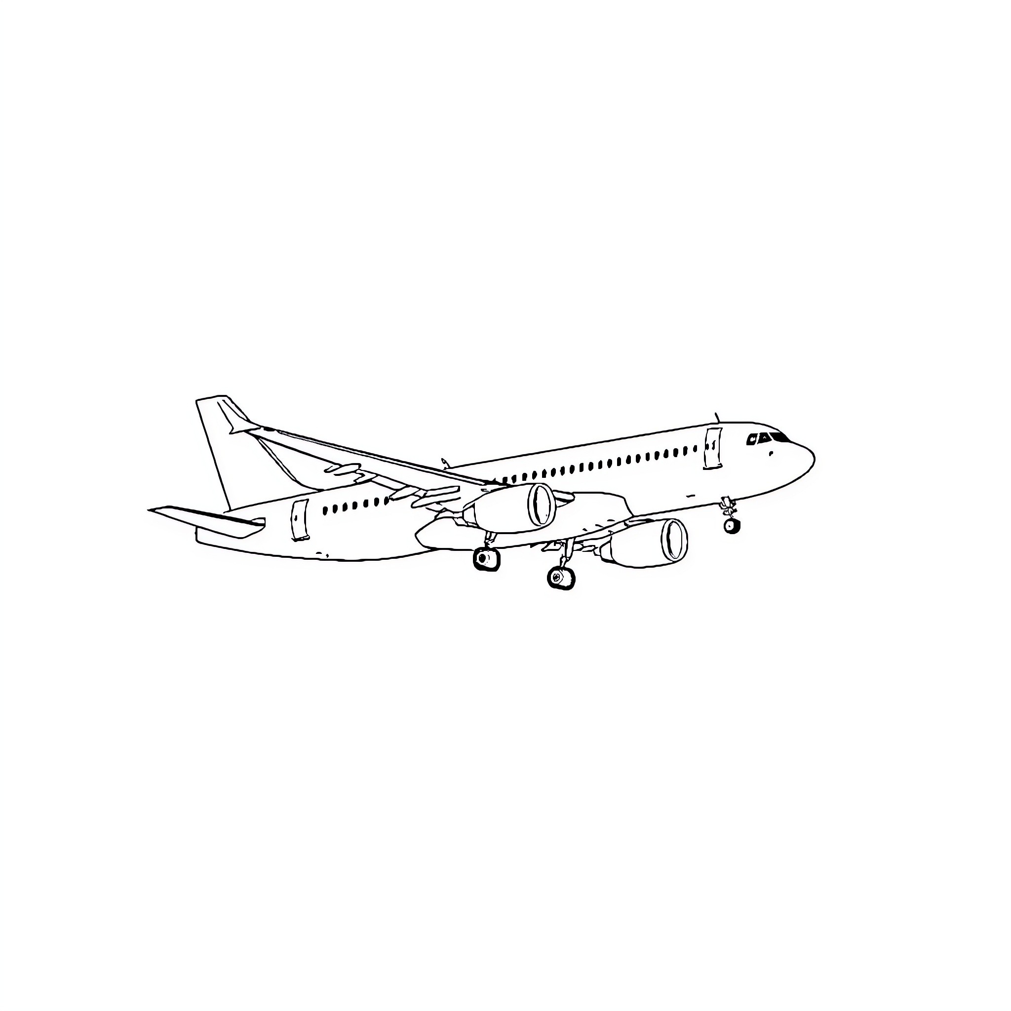Best Airbus A320 Coloring Pages (Free Printable PDF)