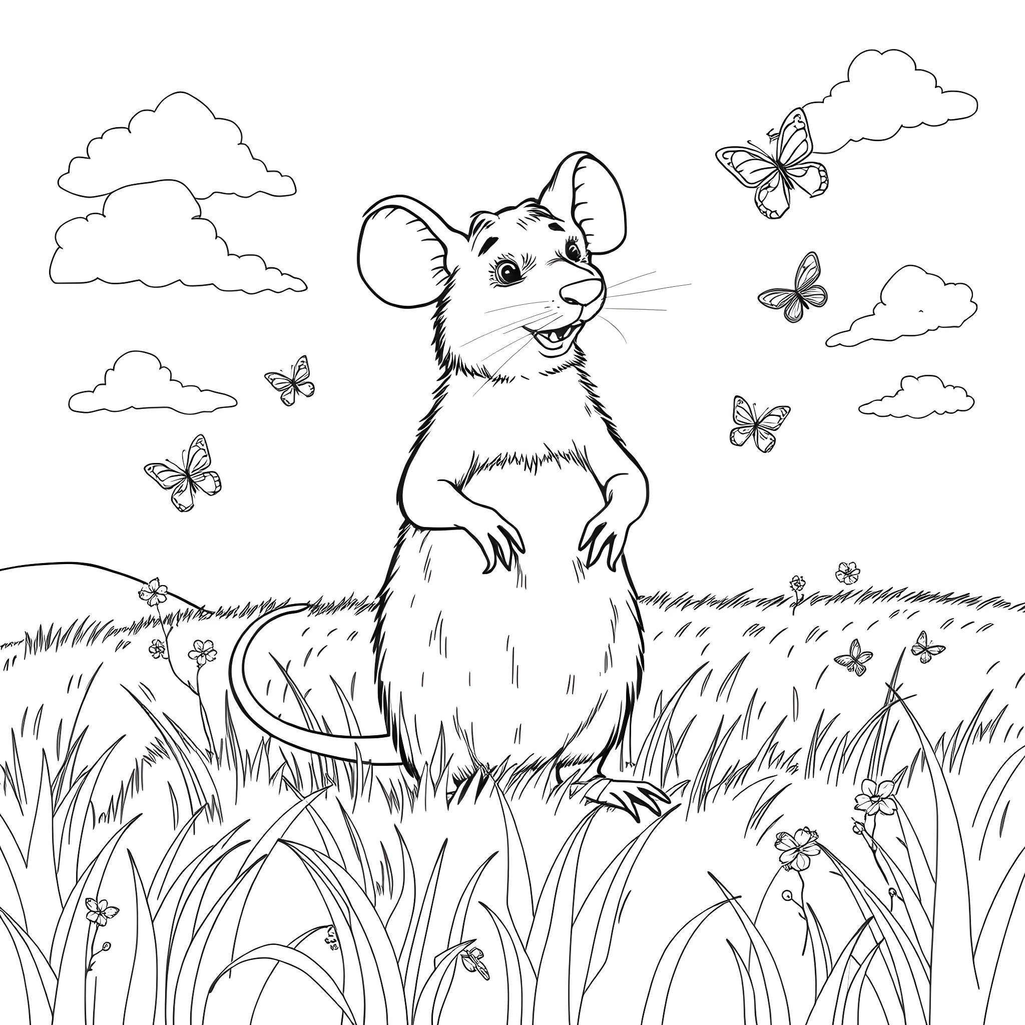 Best Rat Coloring Pages (Free Printable PDF)