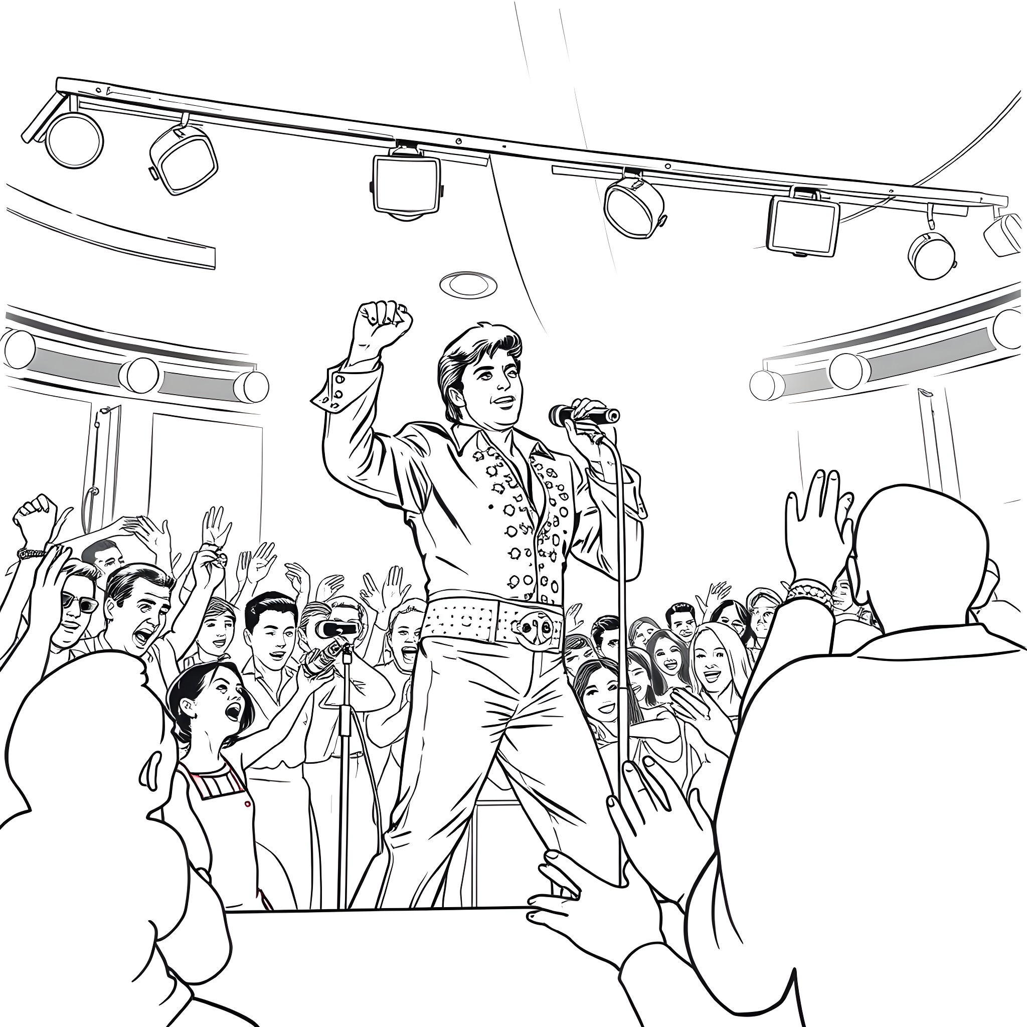 Best Elvis Coloring Pages (Free Printable PDF)