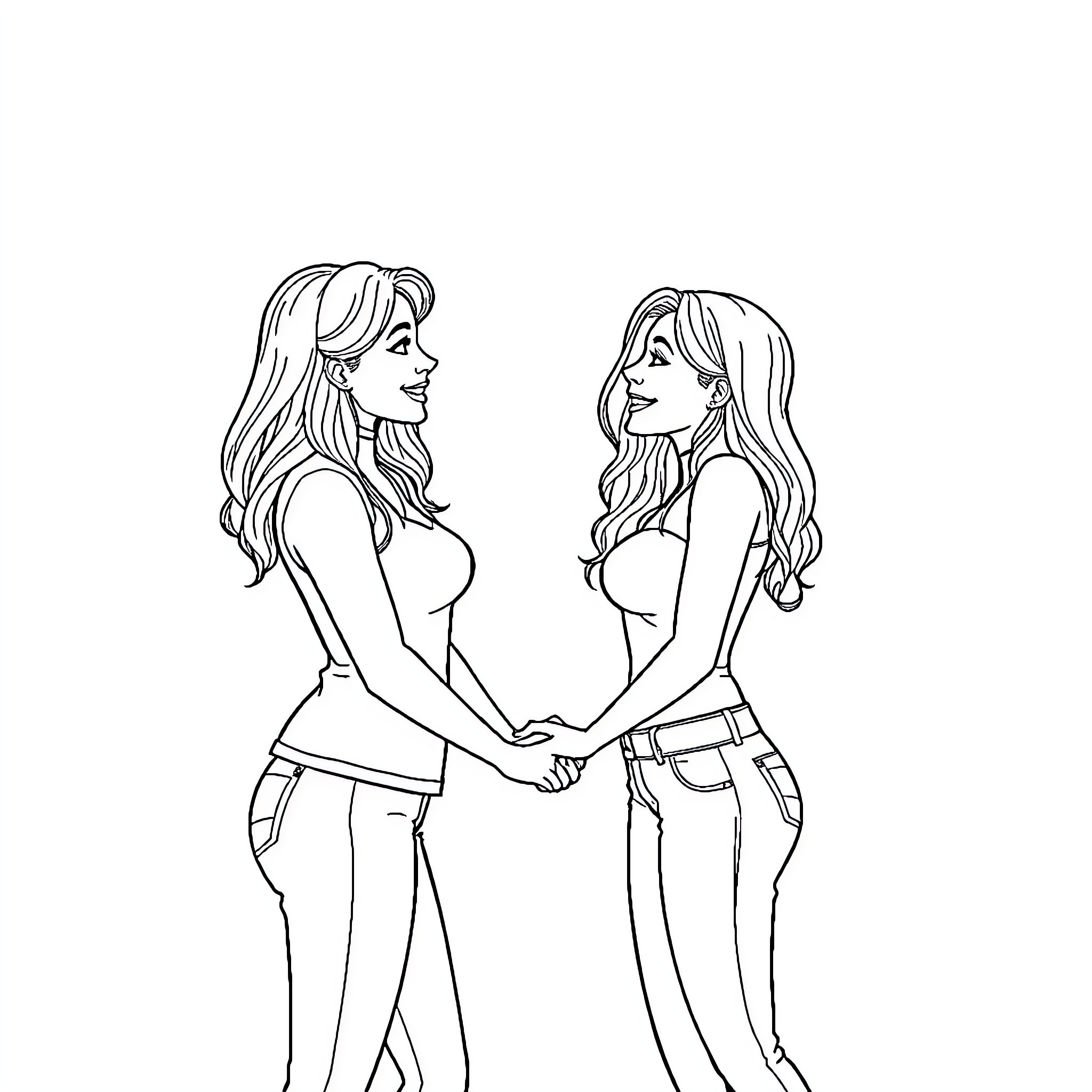 Best Lesbian Lovers Coloring Pages (Free Printable PDF)