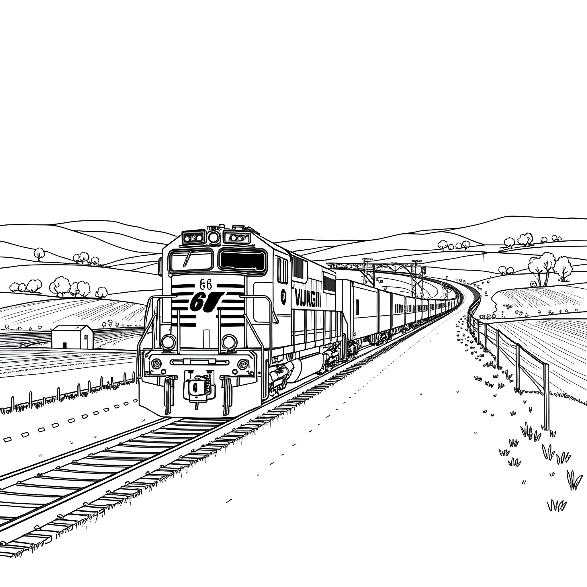 30 Best Locomotive Coloring Pages (Free Printable PDFs)