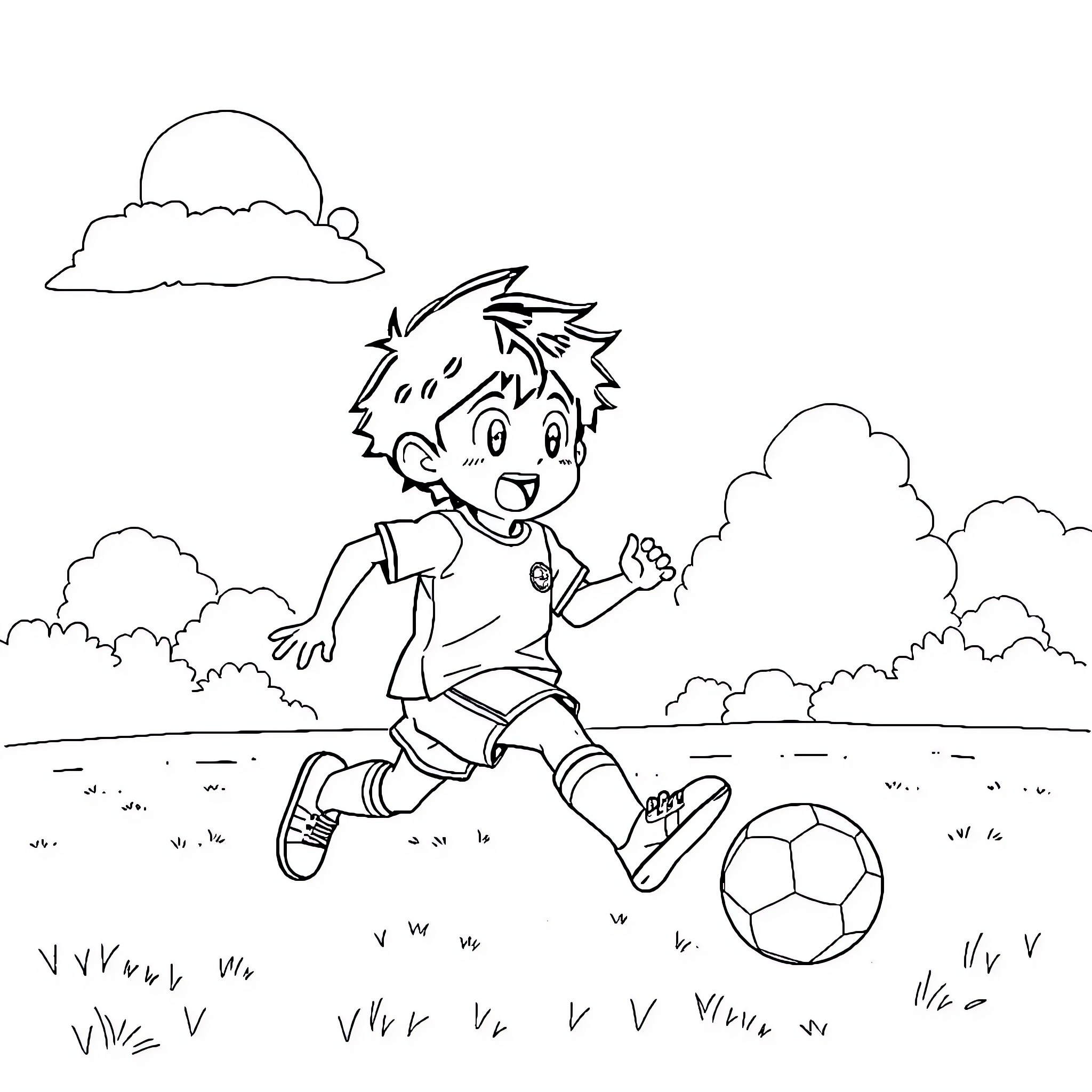 Best Captain Tsubasa Coloring Pages (Free Printable PDF)