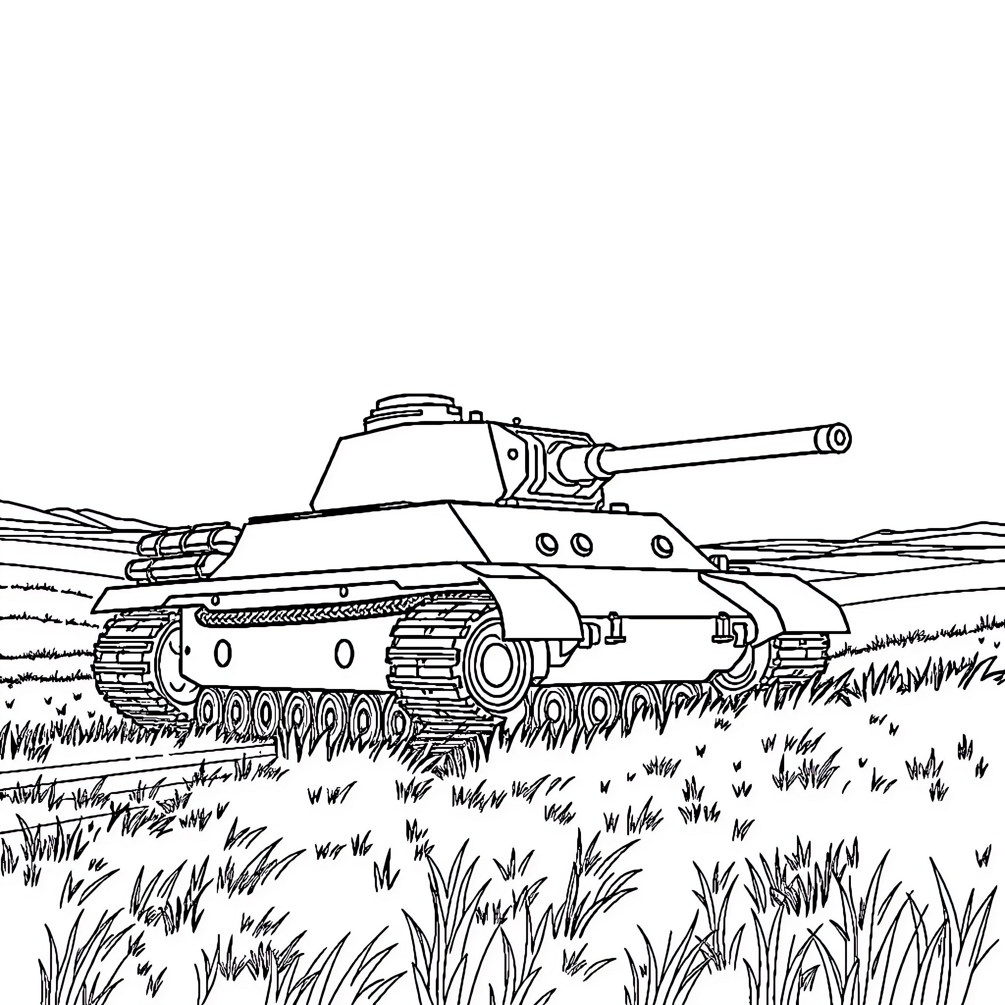 Best Tank Coloring Pages (Free Printable PDF)