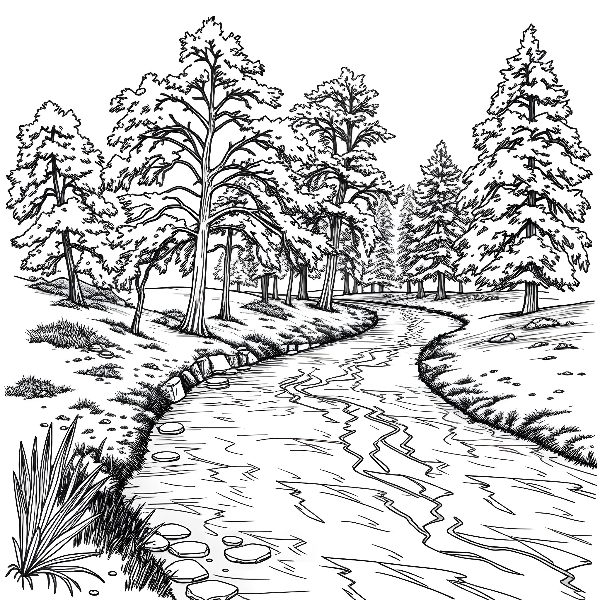 Best Stream Coloring Pages (Free Printable PDF)