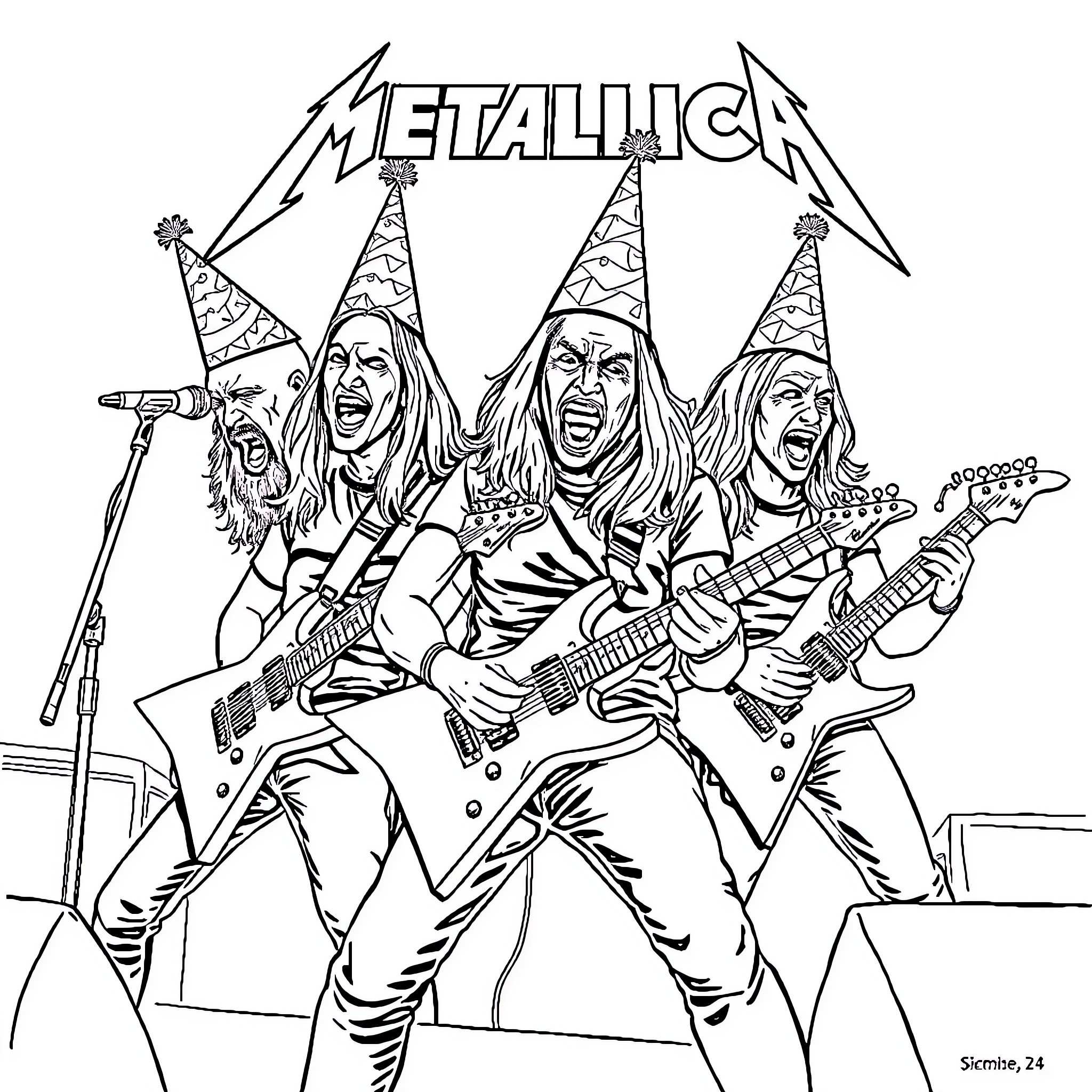 Best Metallica Coloring Pages (Free Printable PDF)