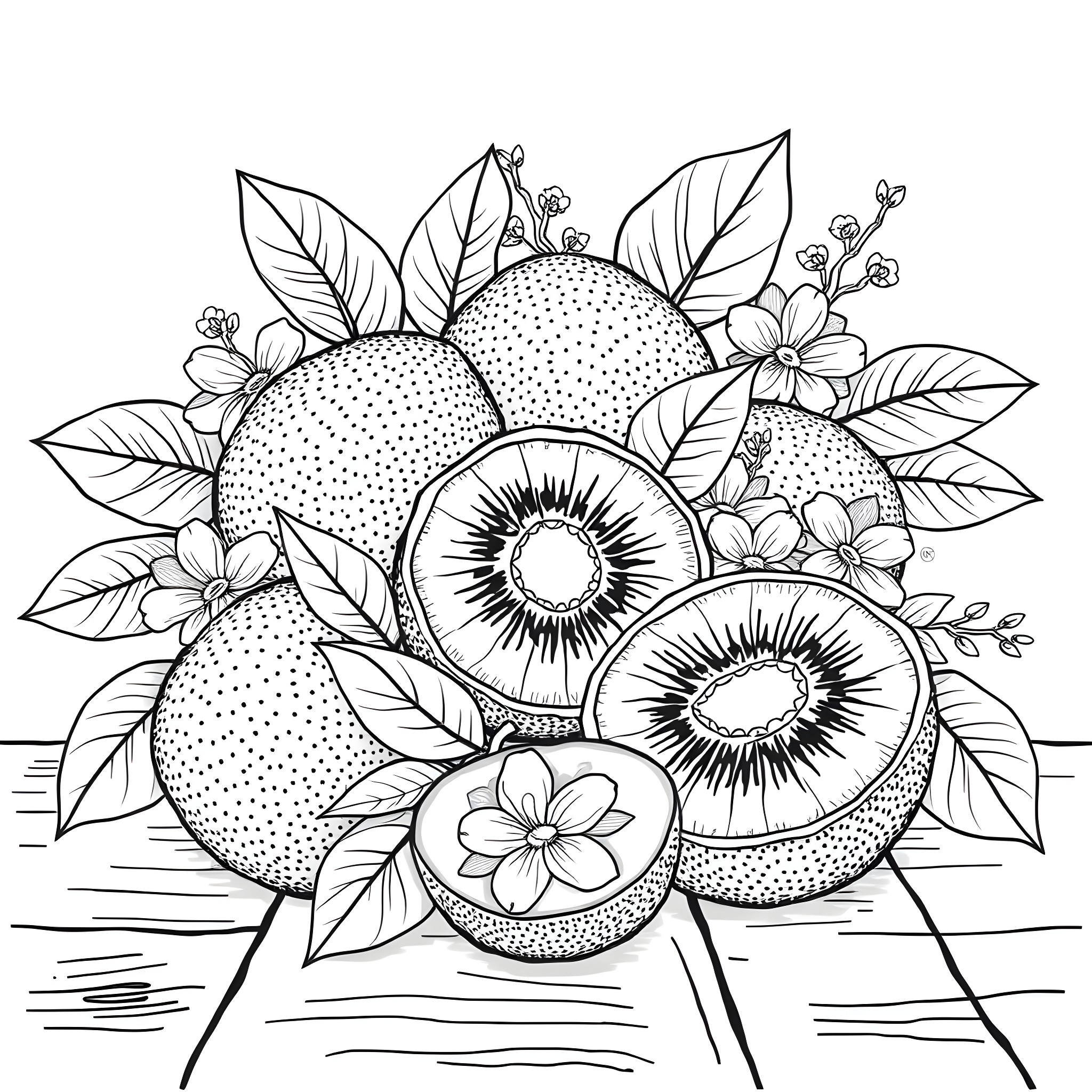 2 Best Kiwi Coloring Pages (Free Printable PDFs)