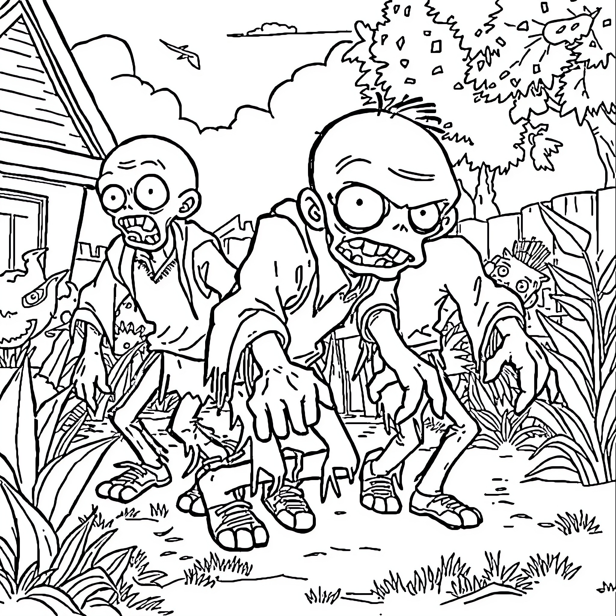 Best Zombie Coloring Pages (Free Printable PDF)