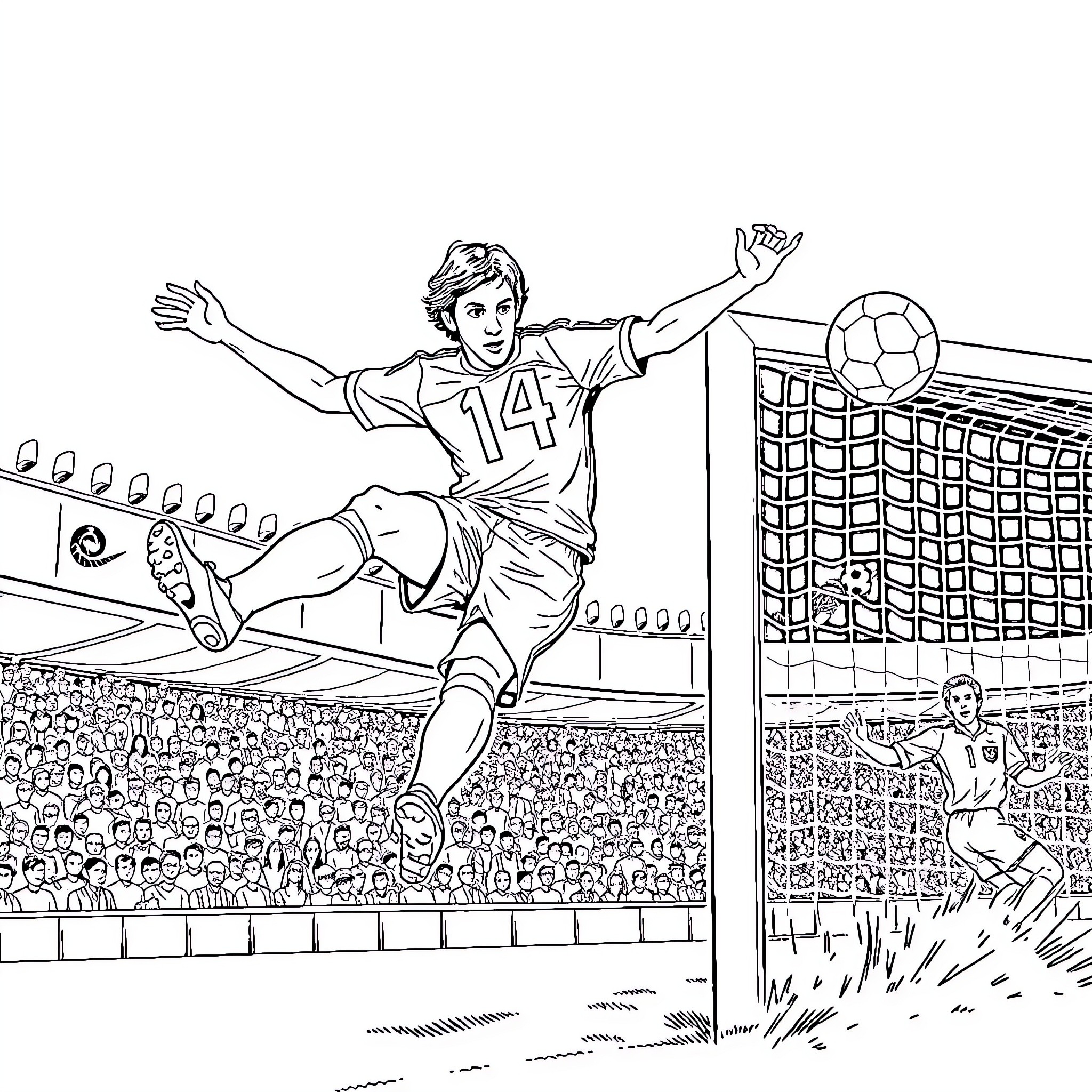 Best Johan Cruijff Coloring Pages (Free Printable PDF)