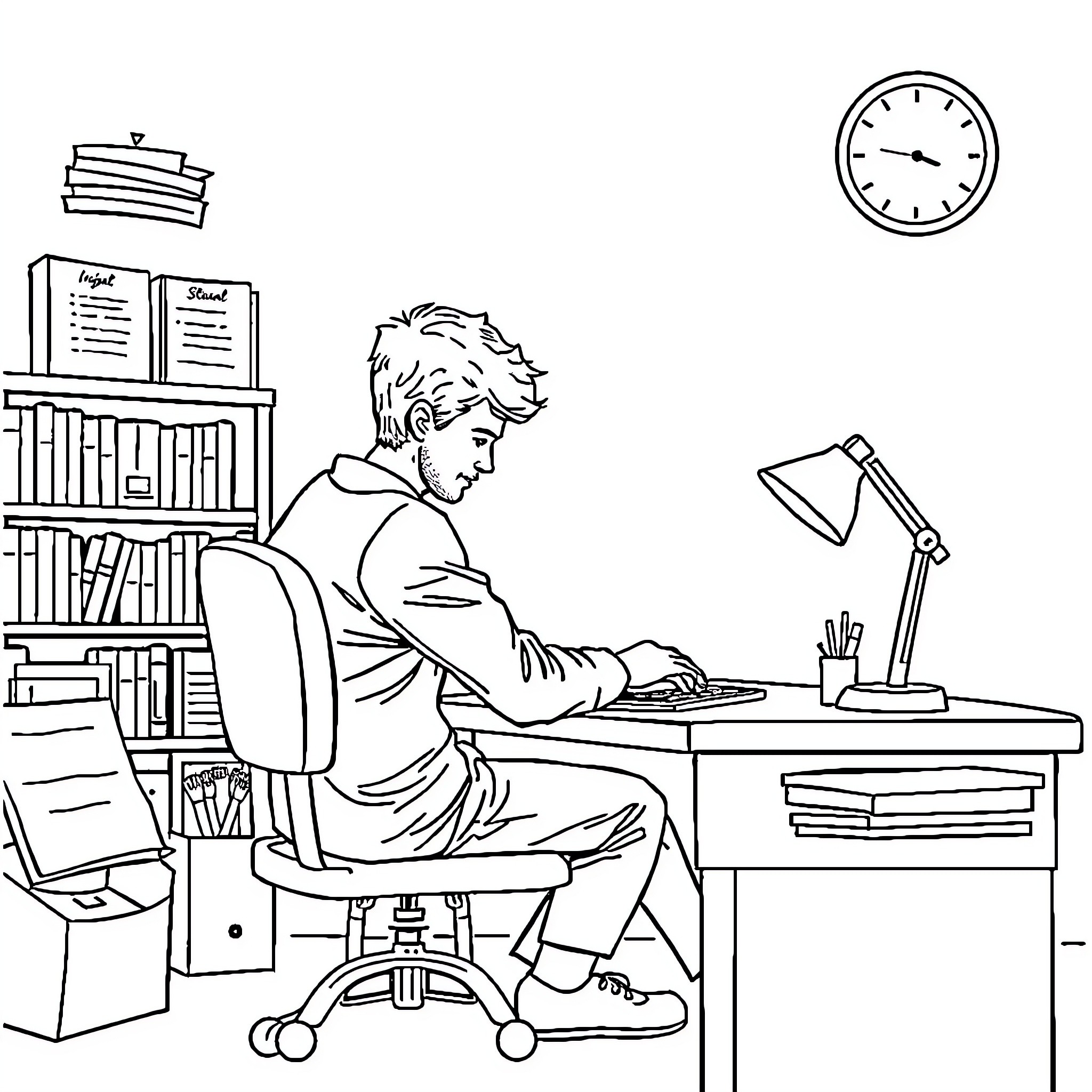 Best Student Coloring Pages (Free Printable PDF)