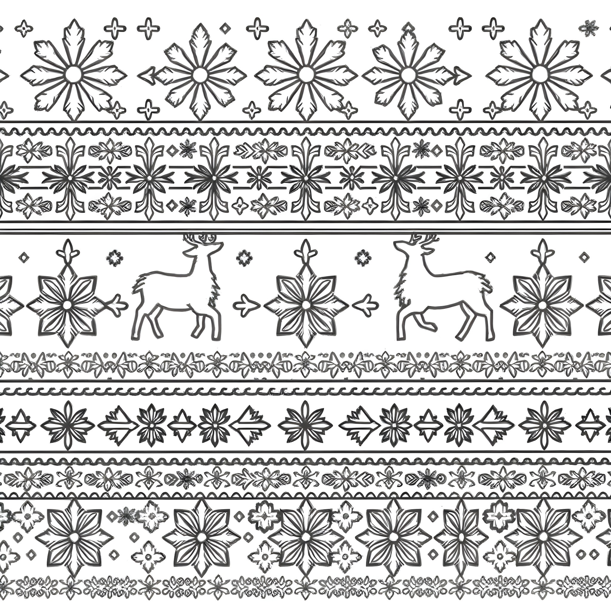 6 Best Fair Isle Pattern Coloring Pages (Free Printable PDFs)