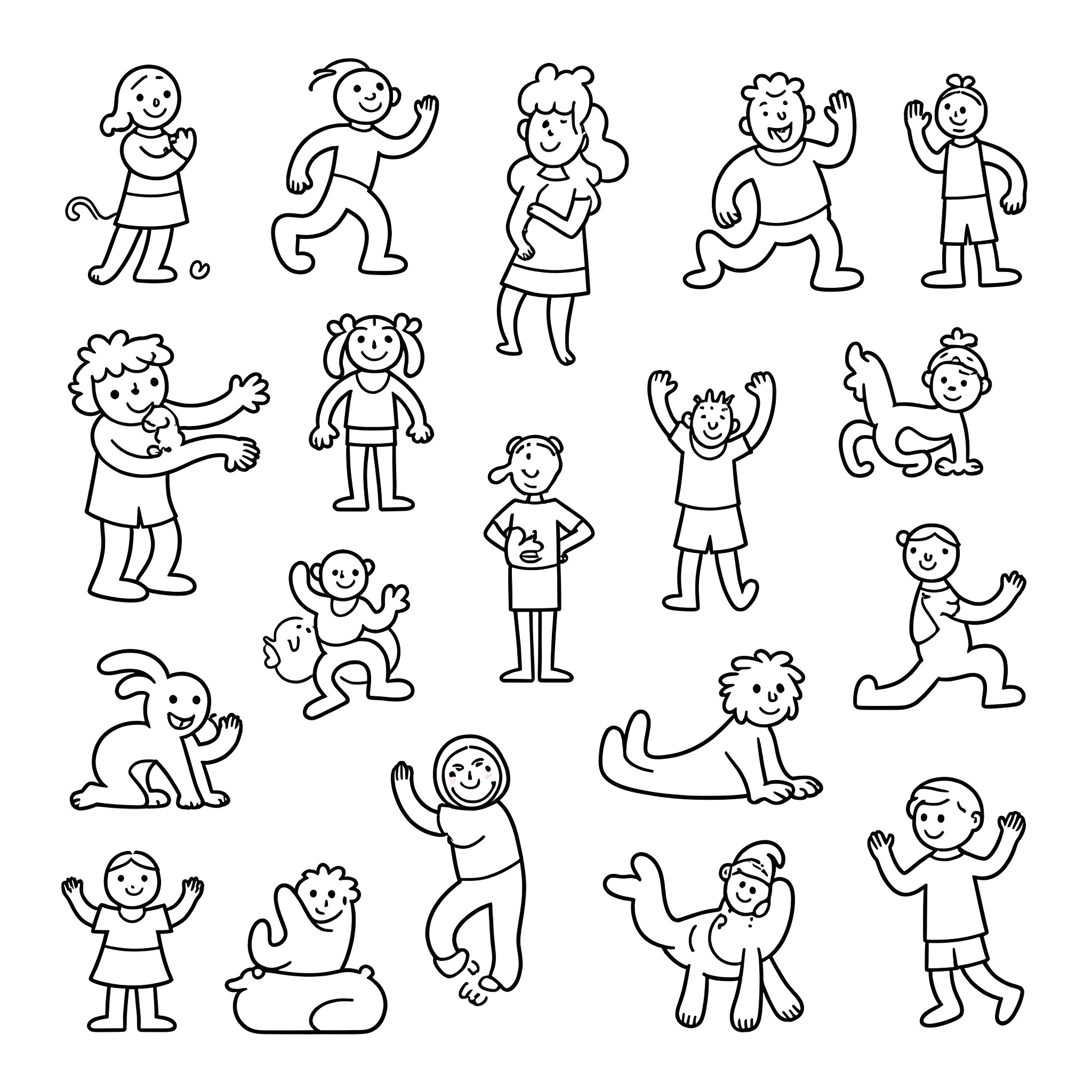 1 Best Keith Haring Coloring Pages (Free Printable PDFs)