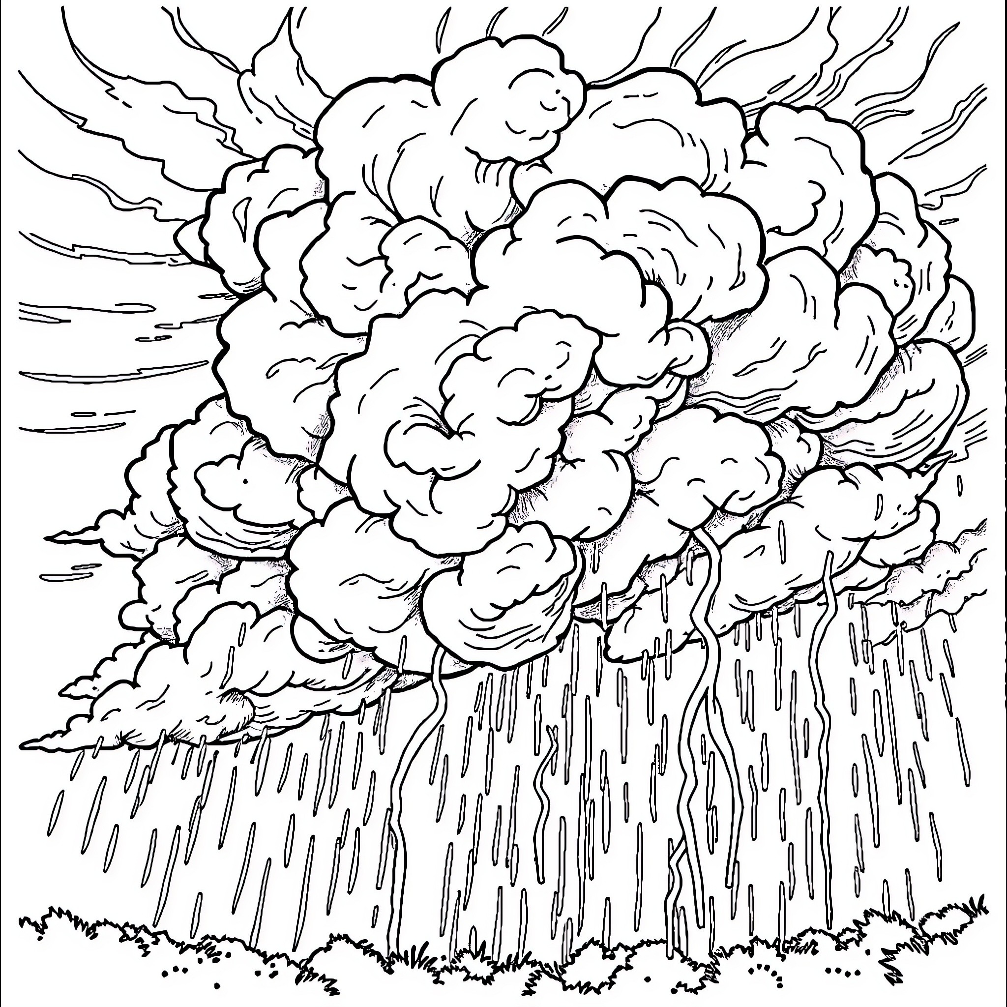 Best Storm Coloring Pages (Free Printable PDF)