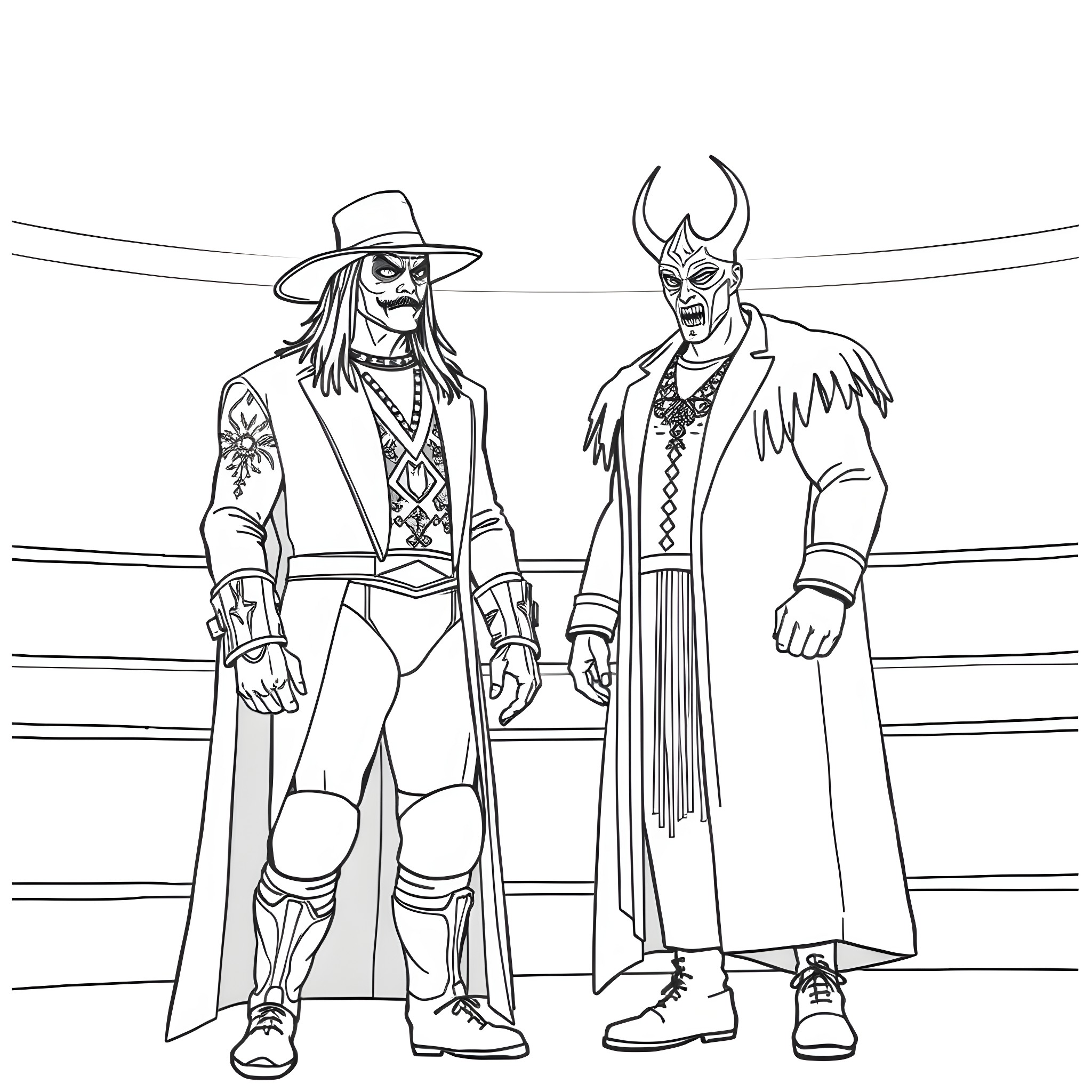 2 Best Undertaker Coloring Pages (Free Printable PDFs)