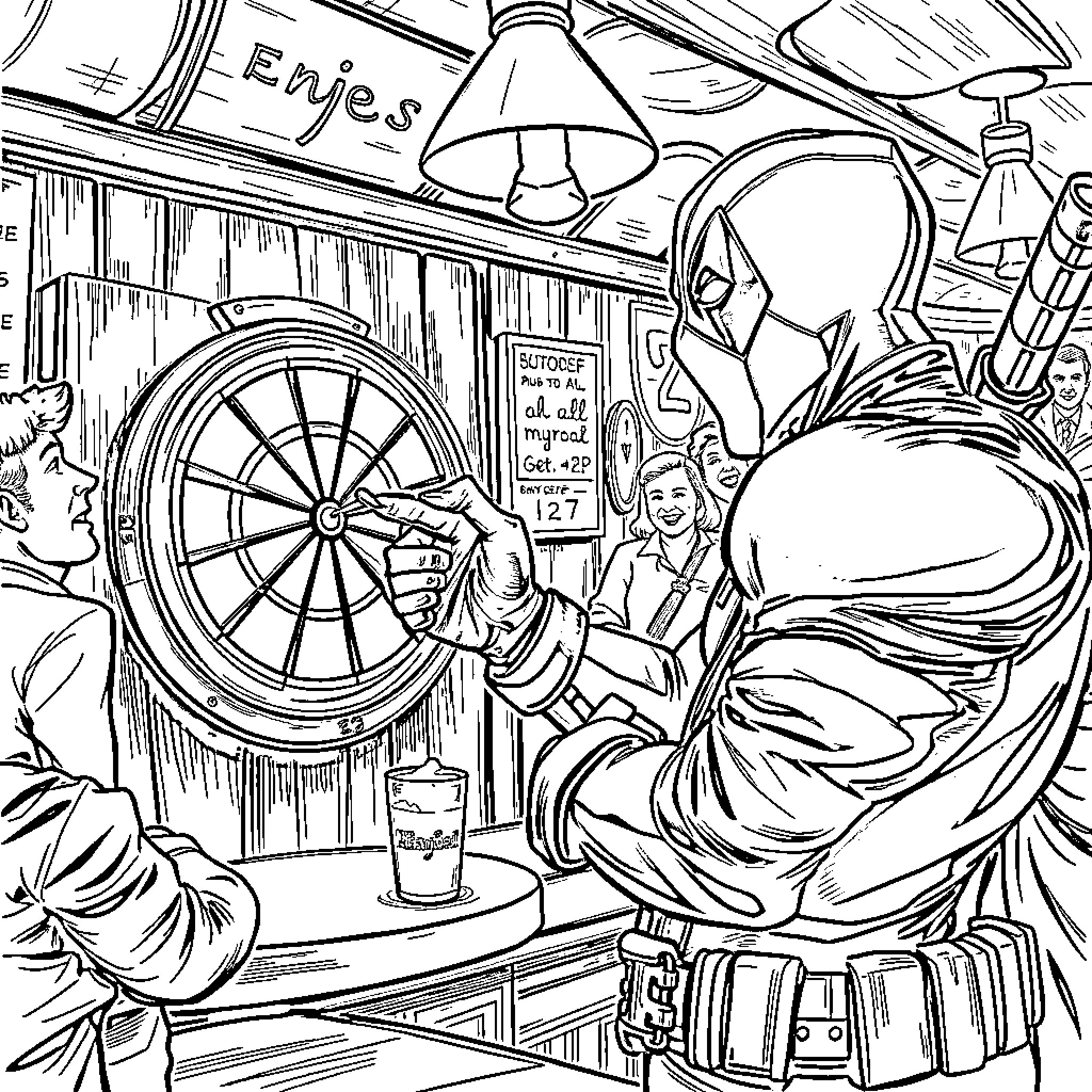 Best Deadpool Coloring Pages (Free Printable PDF)