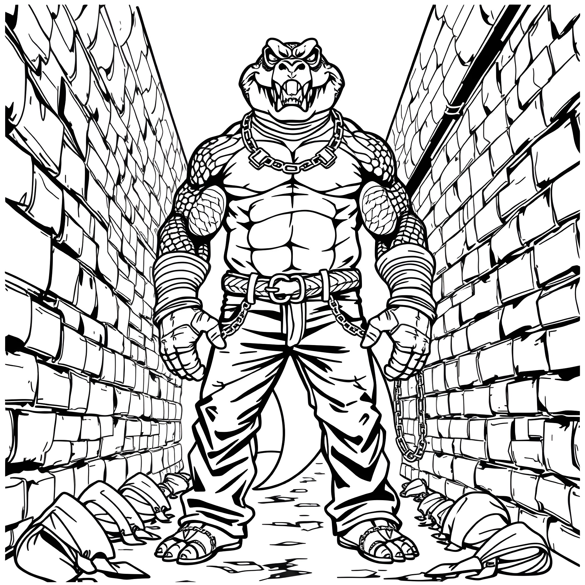 47 Best Killer Croc Coloring Pages (Free Printable PDFs)