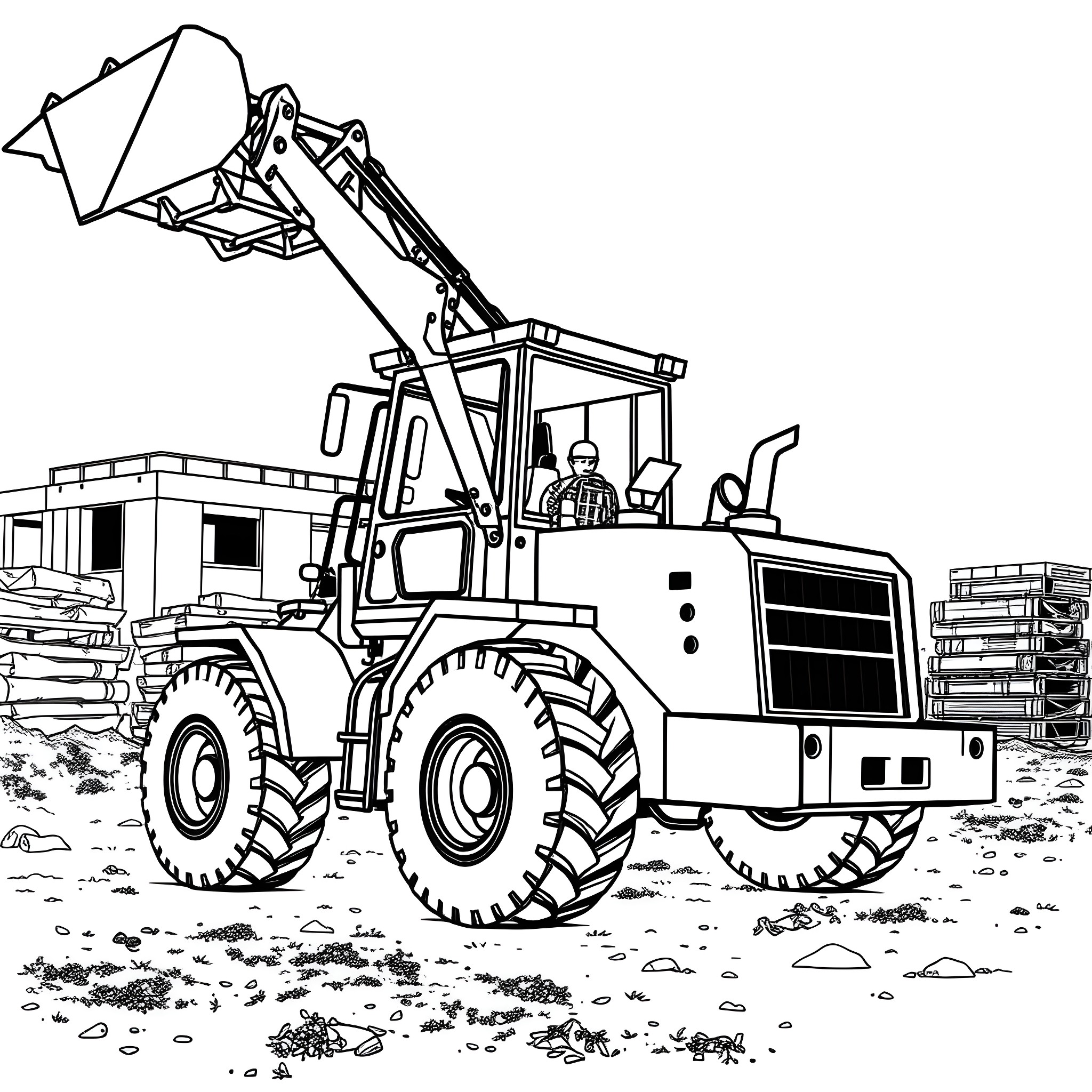 21 Best Knuckleboom Loader Coloring Pages (Free Printable PDFs)