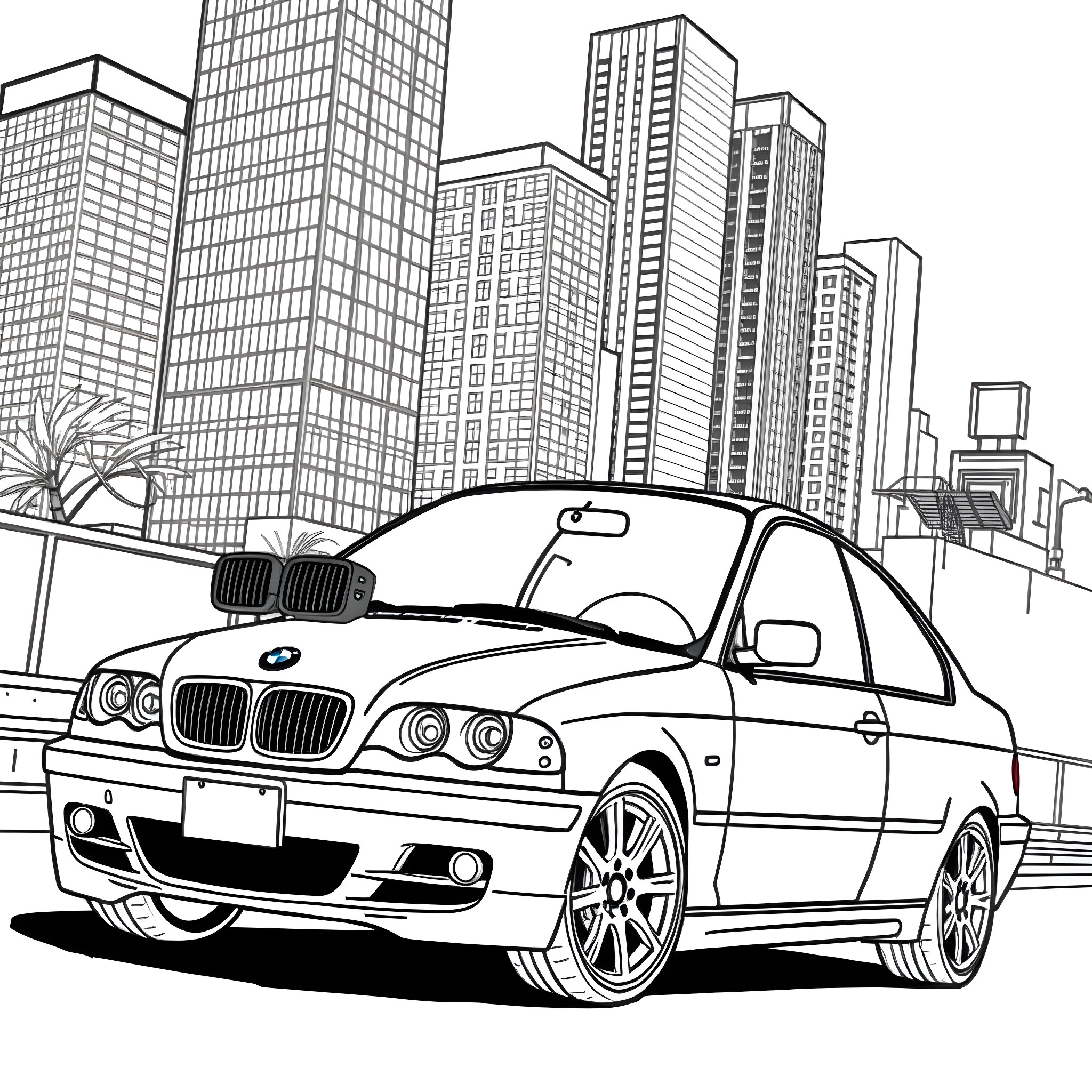 45 Best BMW Coloring Pages (Free Printable PDFs)