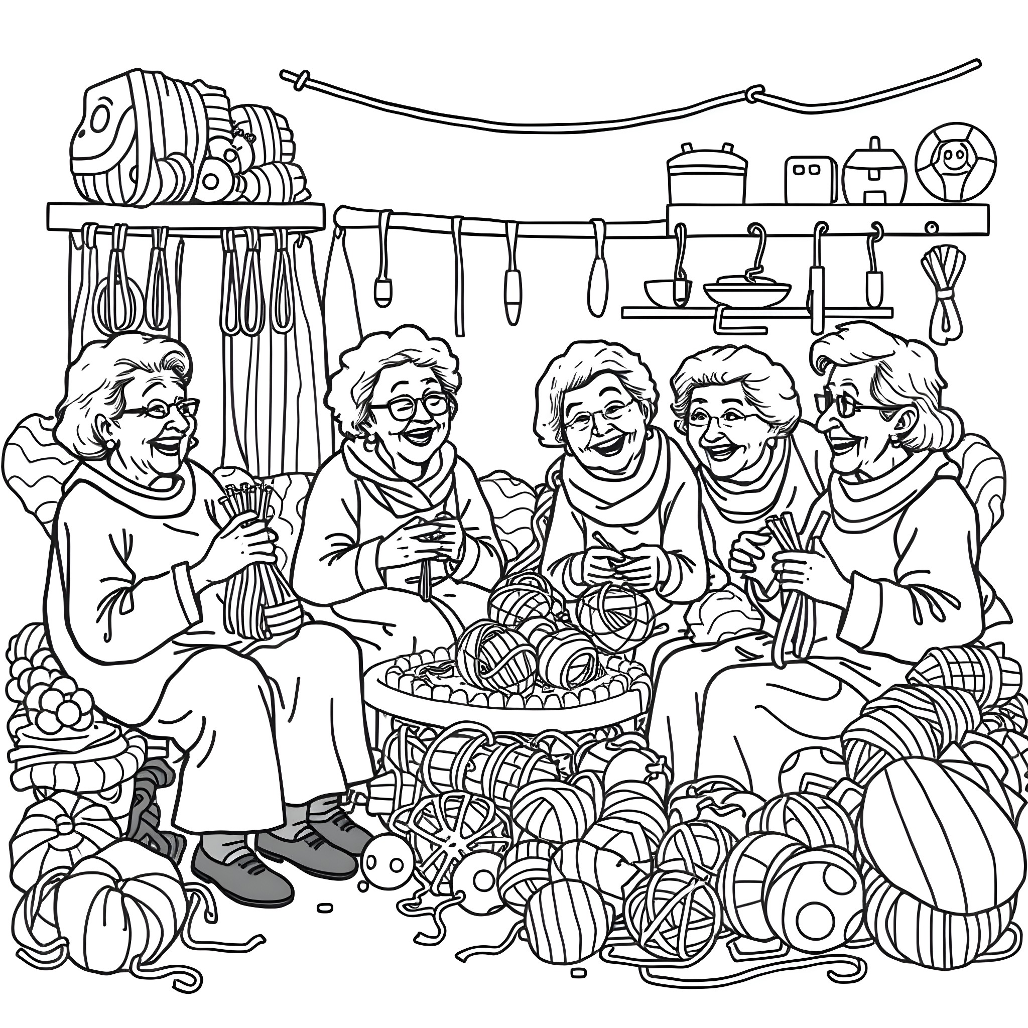 17 Best Old Lady Coloring Pages (Free Printable PDFs)