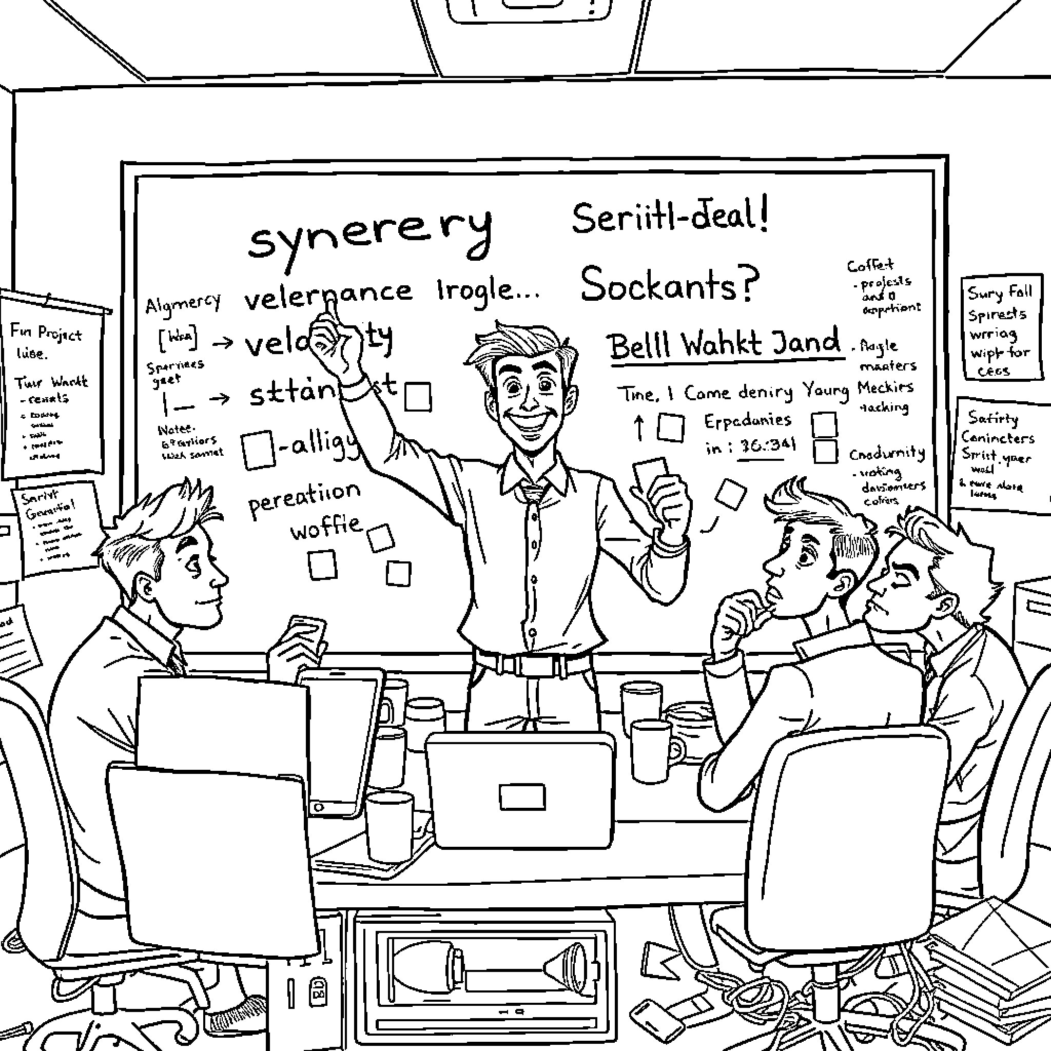 Best Office Coloring Pages (Free Printable PDF)