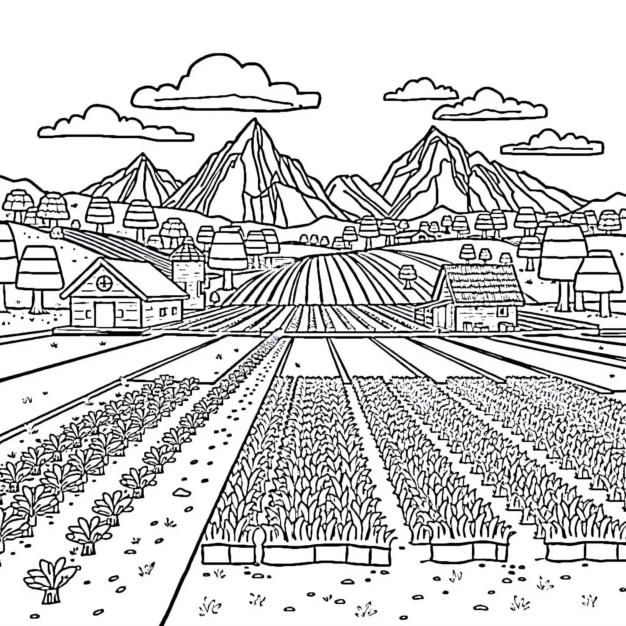 Best Farm Coloring Pages (Free Printable PDF)