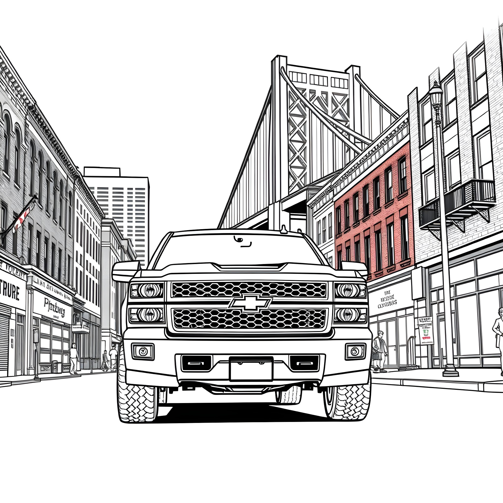 Best Chevy Silverado Coloring Pages (Free Printable PDF)