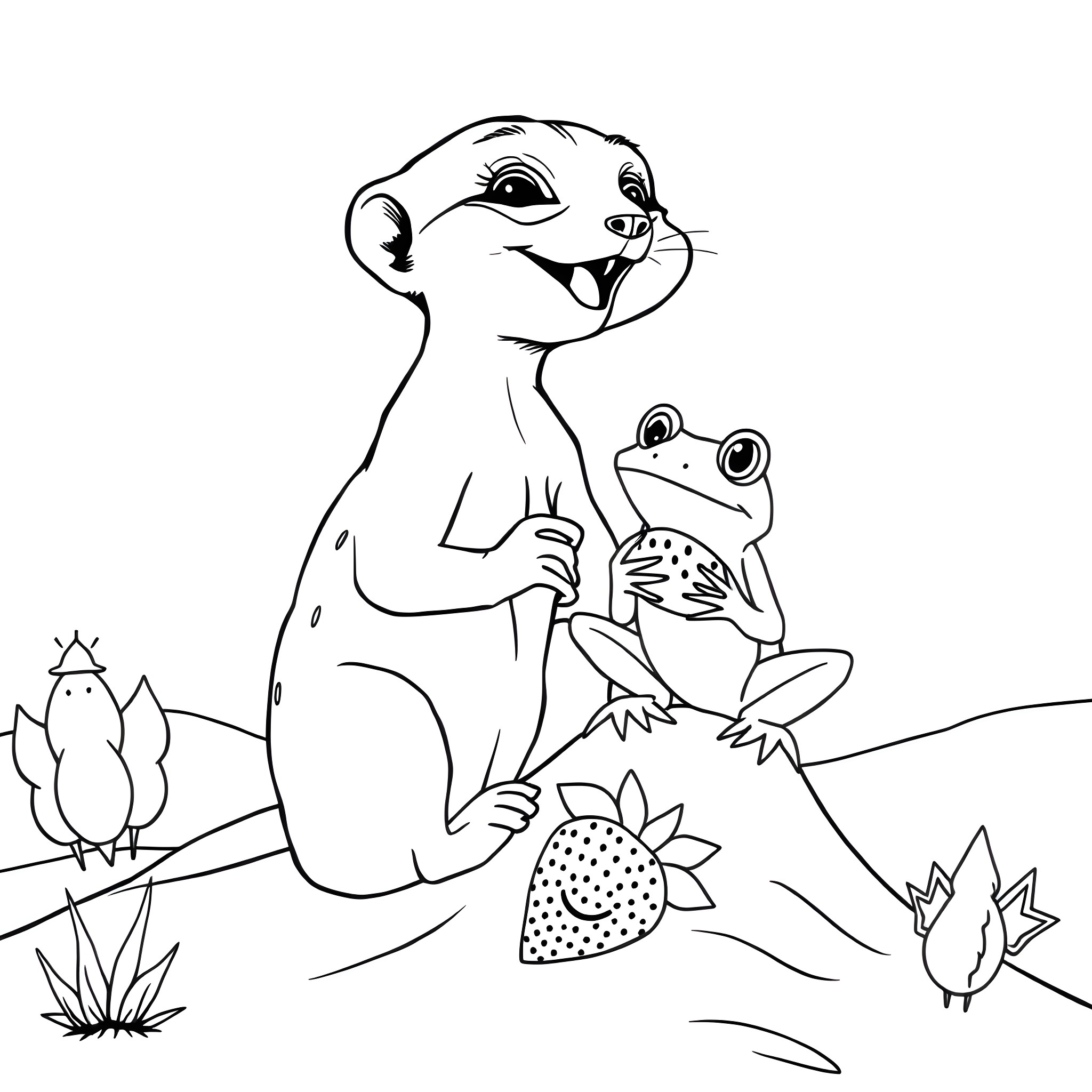 Best Meerkat Coloring Pages (Free Printable PDF)