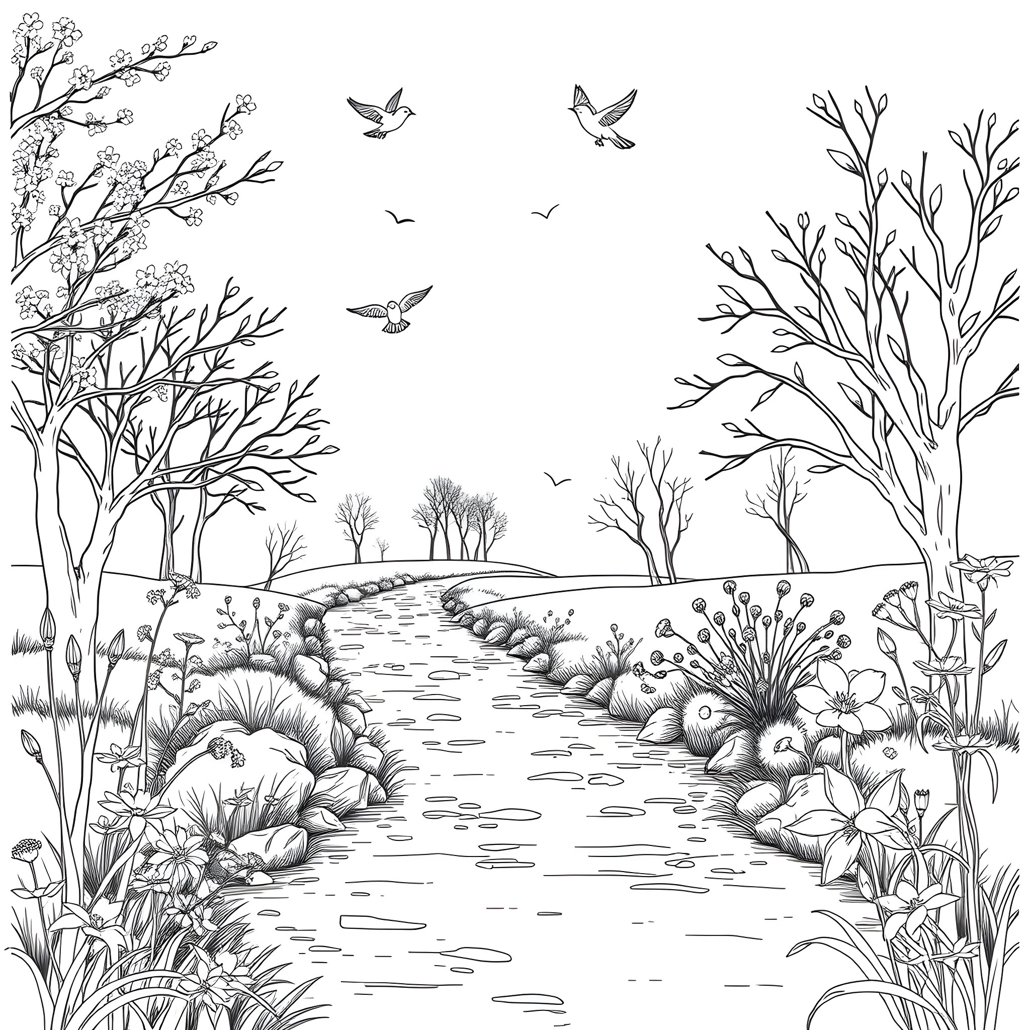 7 Best Spring Coloring Pages (Free Printable PDFs)