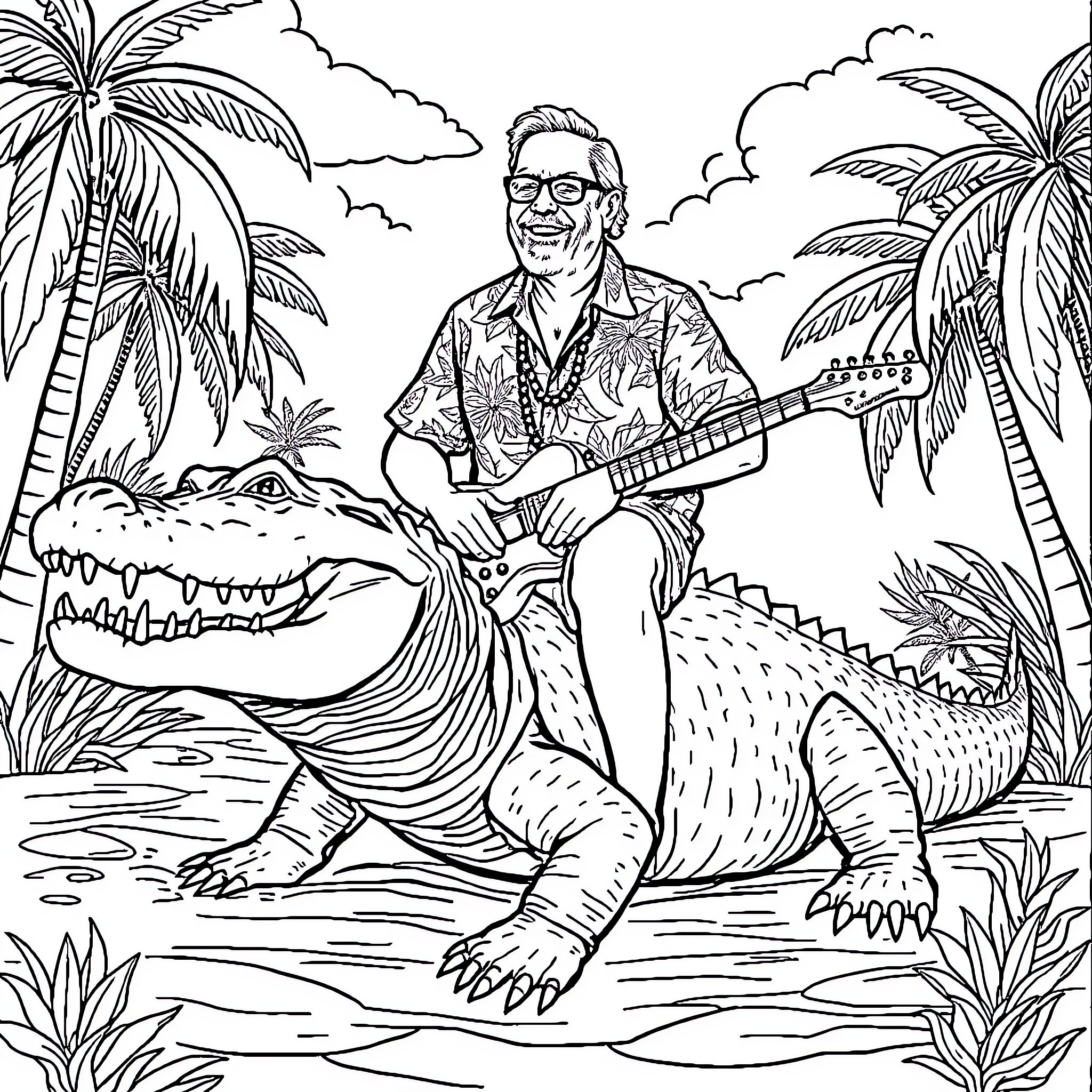 Best Jimmy Buffett Coloring Pages (Free Printable PDF)