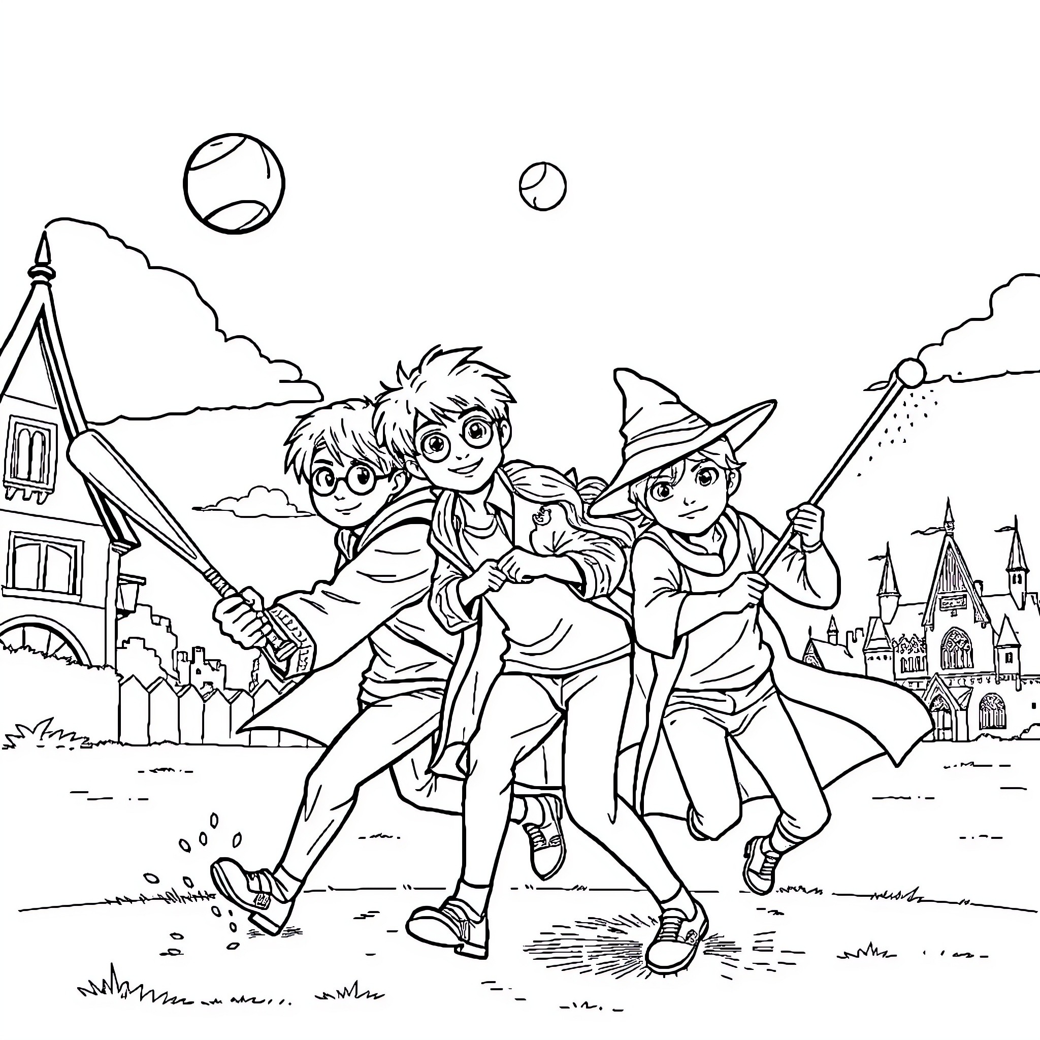 Best Harry Potter Coloring Pages (Free Printable PDF)