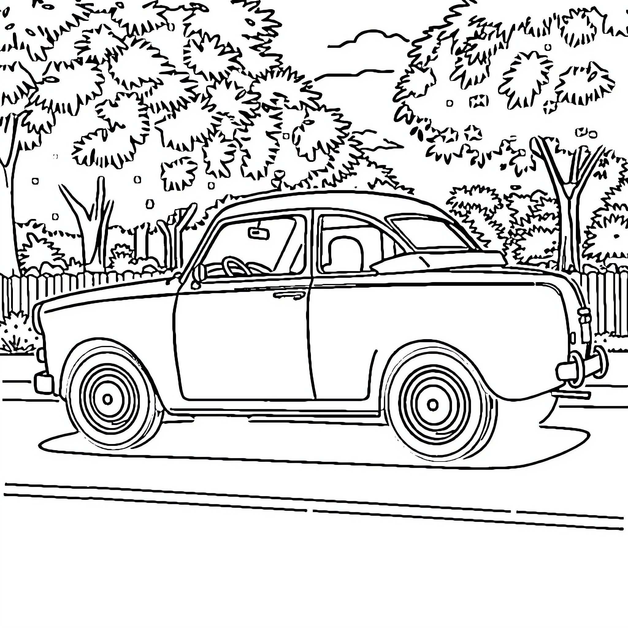 Best Car Coloring Pages (Free Printable PDF)