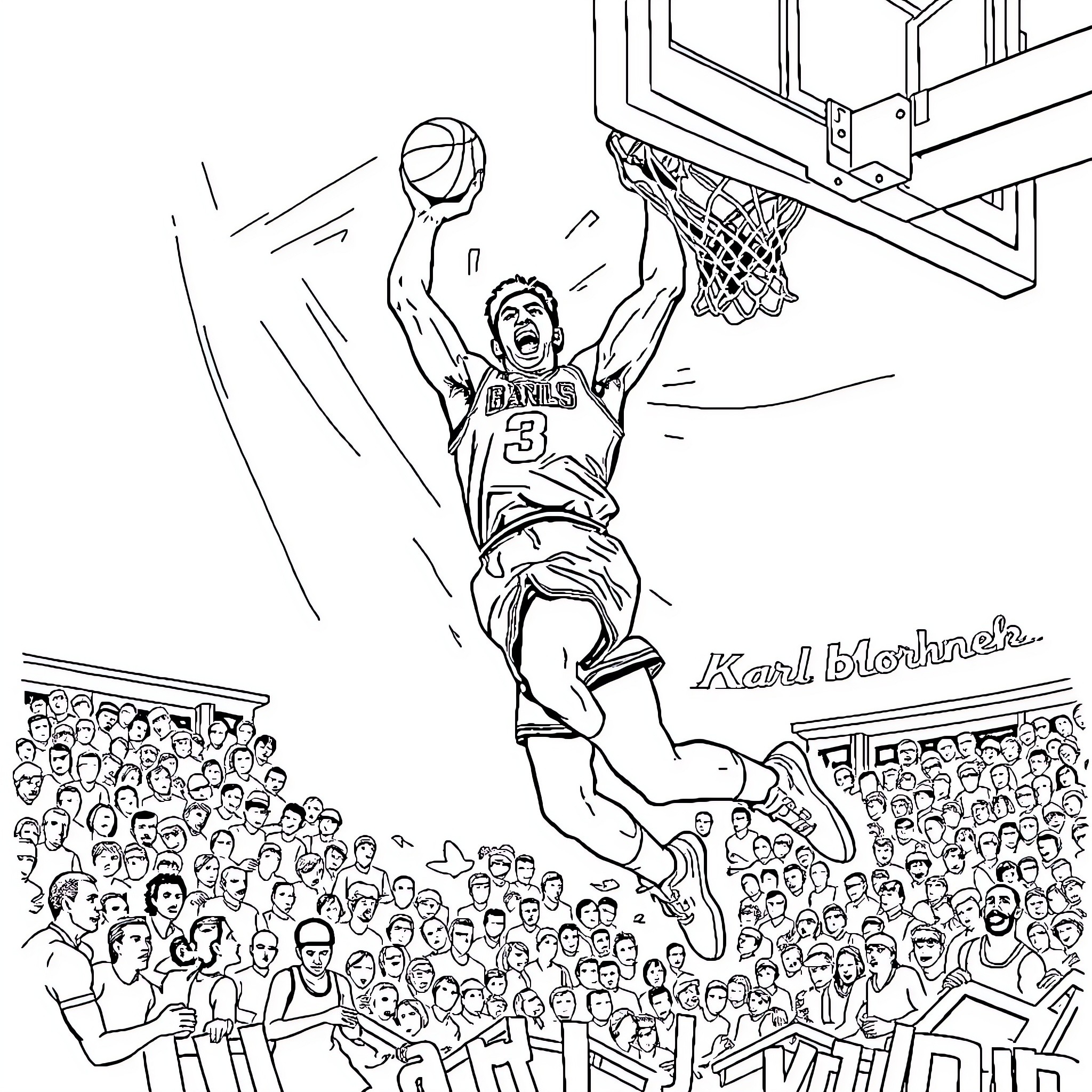 Best Karl Malone Coloring Pages (Free Printable PDF)