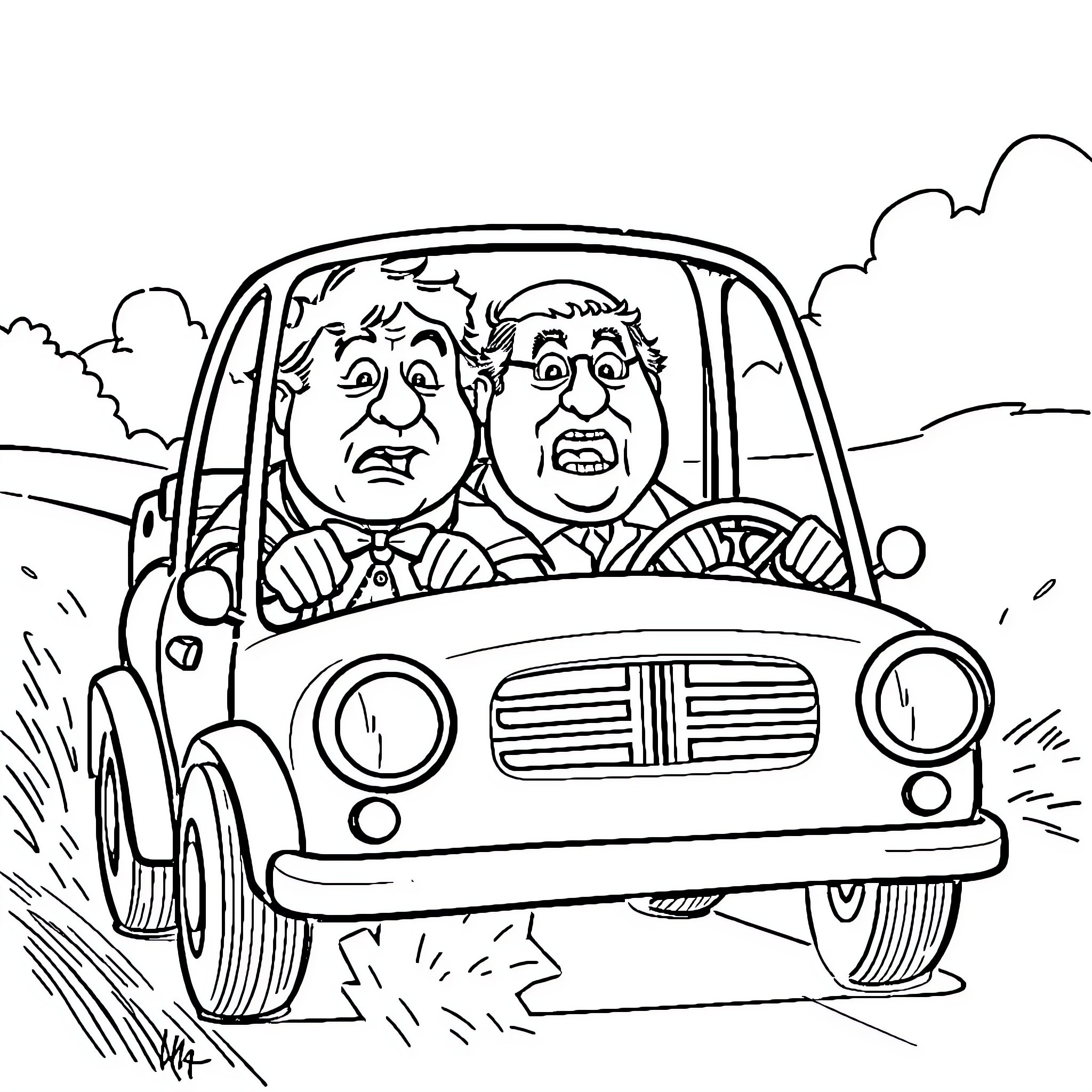 Best Three Stooges Coloring Pages (Free Printable PDF)