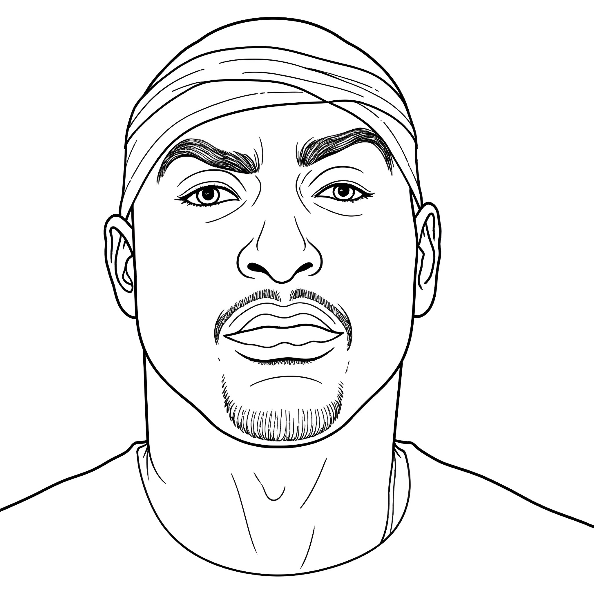 Best Tupac Coloring Pages (Free Printable PDF)
