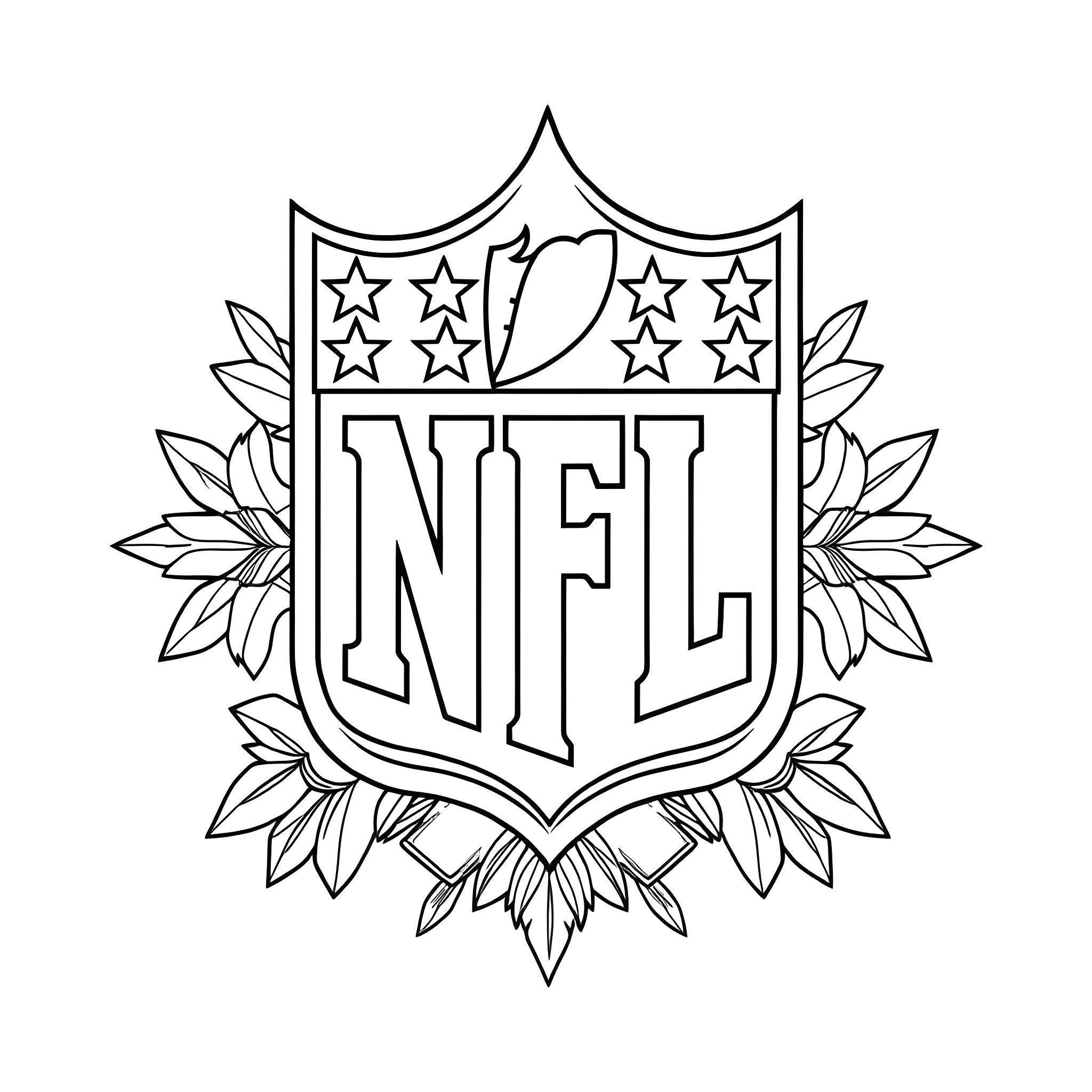 Best NFL Logo Coloring Pages (Free Printable PDF)