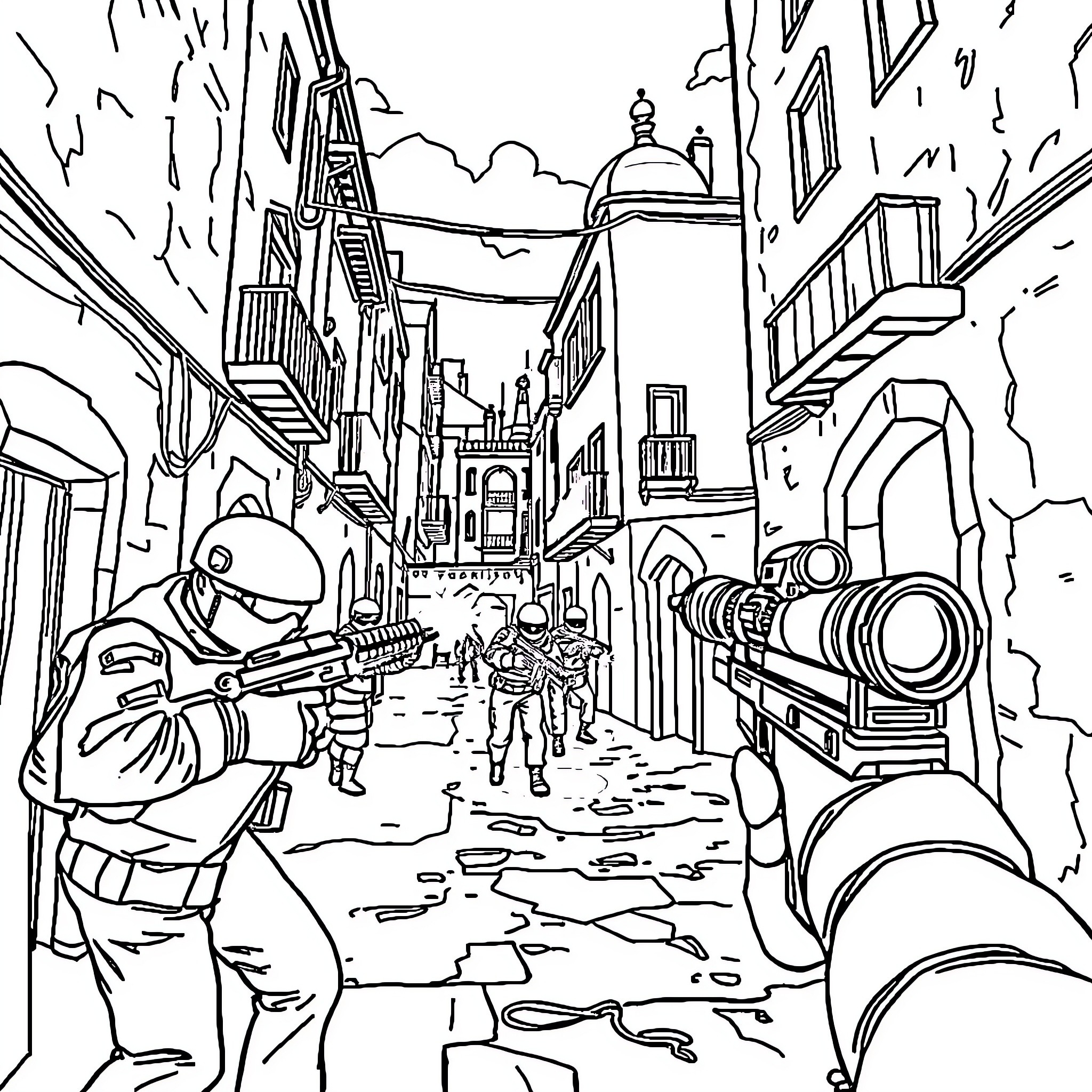 Best Counter Strike Coloring Pages (Free Printable PDF)